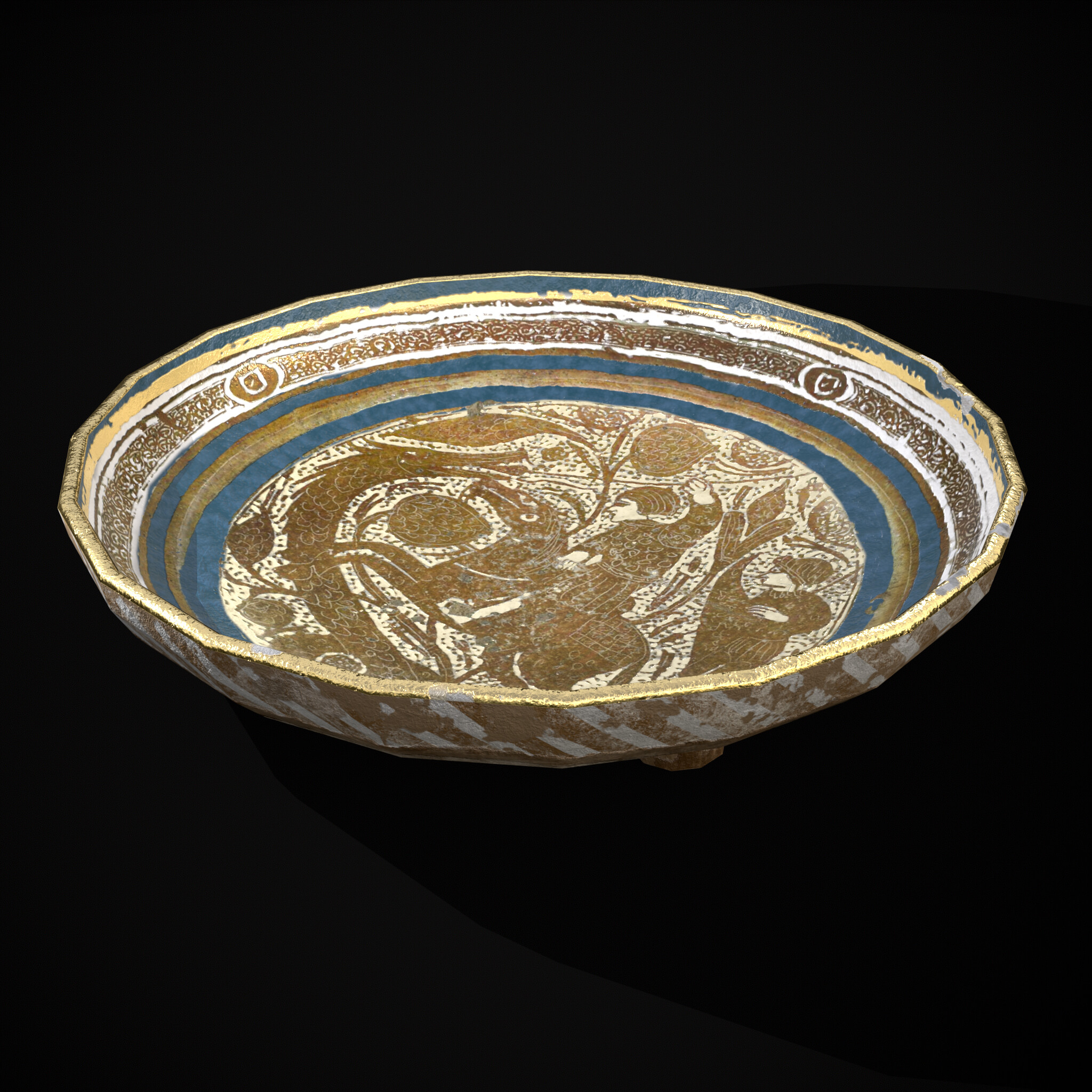 Spanish Hand Painted Bowl - 3D Model by Get Dead Entertainment
