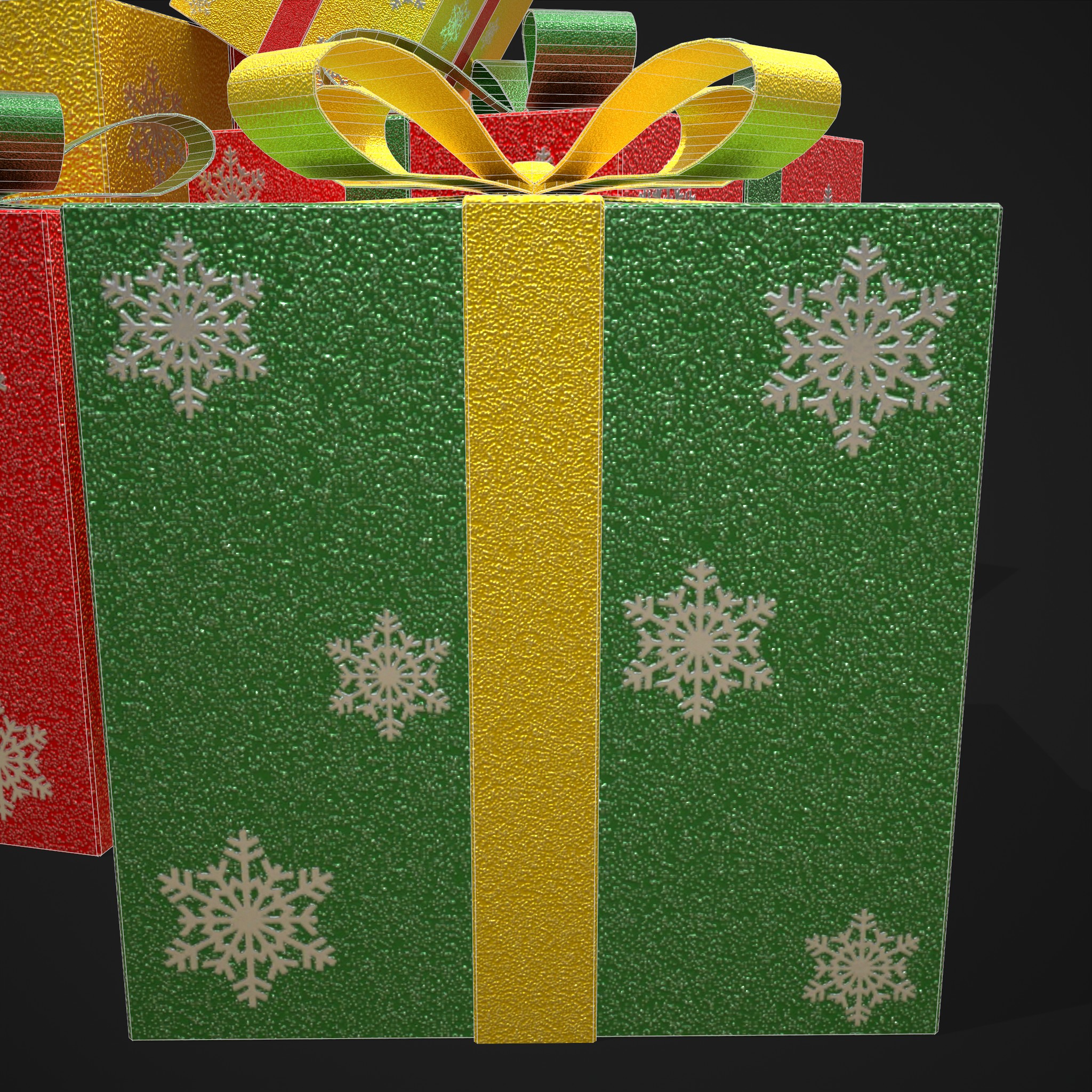 Sparkly Christmas Presents - 3D Model by Get Dead Entertainment
