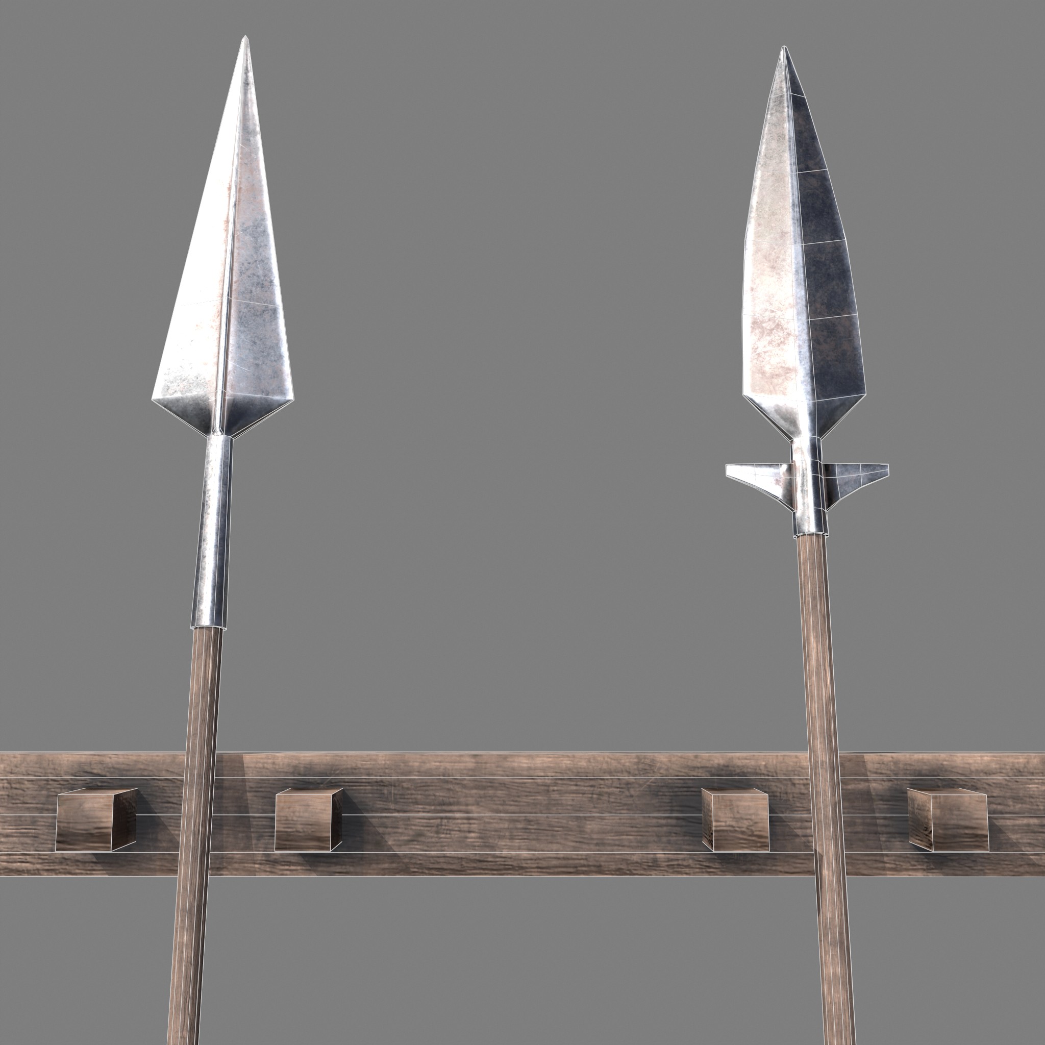 Spears and Stand - 3D Model by Get Dead Entertainment