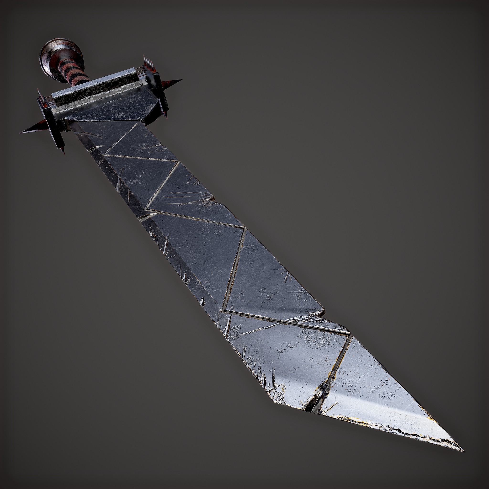 Spiked Sword - Free 3D Model by Get Dead Entertainment