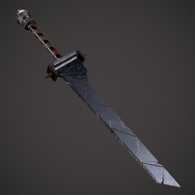 Spiked Sword - Free 3D Model by Get Dead Entertainment