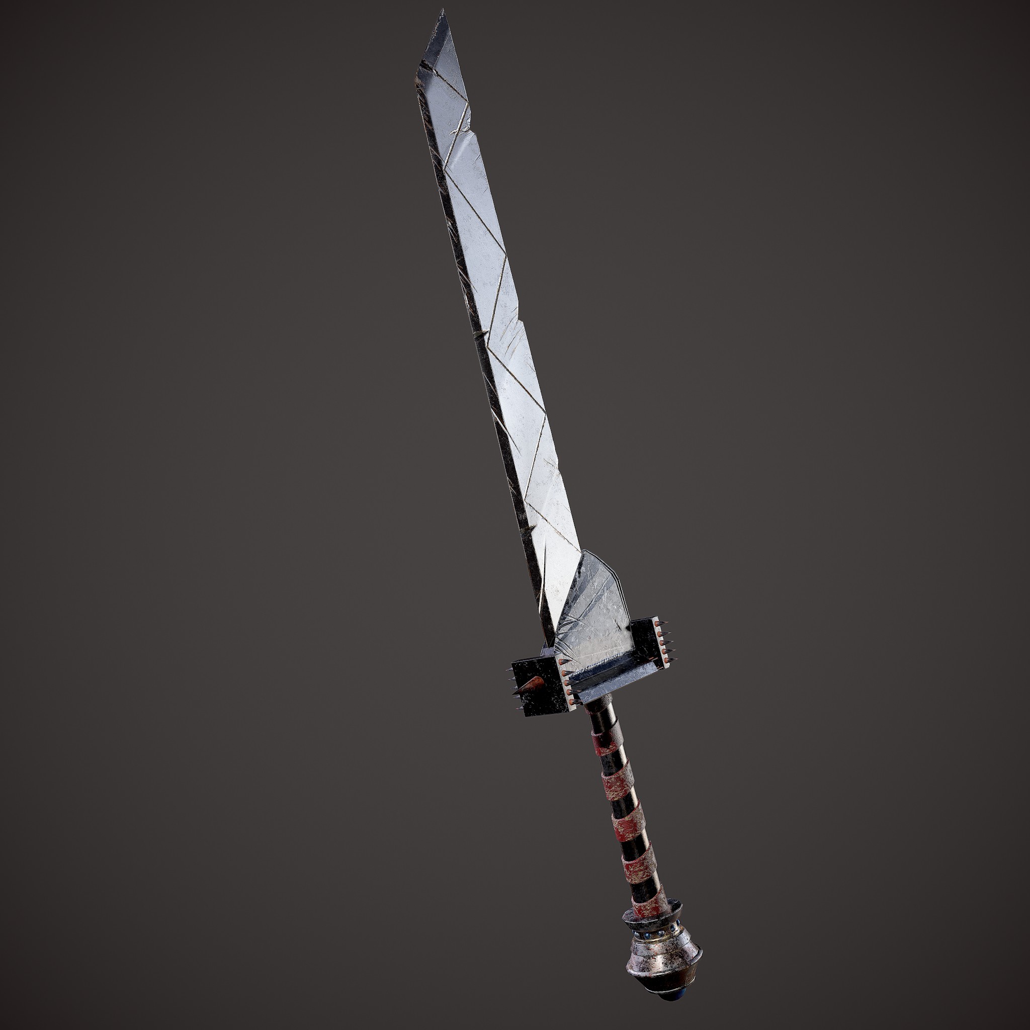 Spiked Sword - Free 3D Model by Get Dead Entertainment