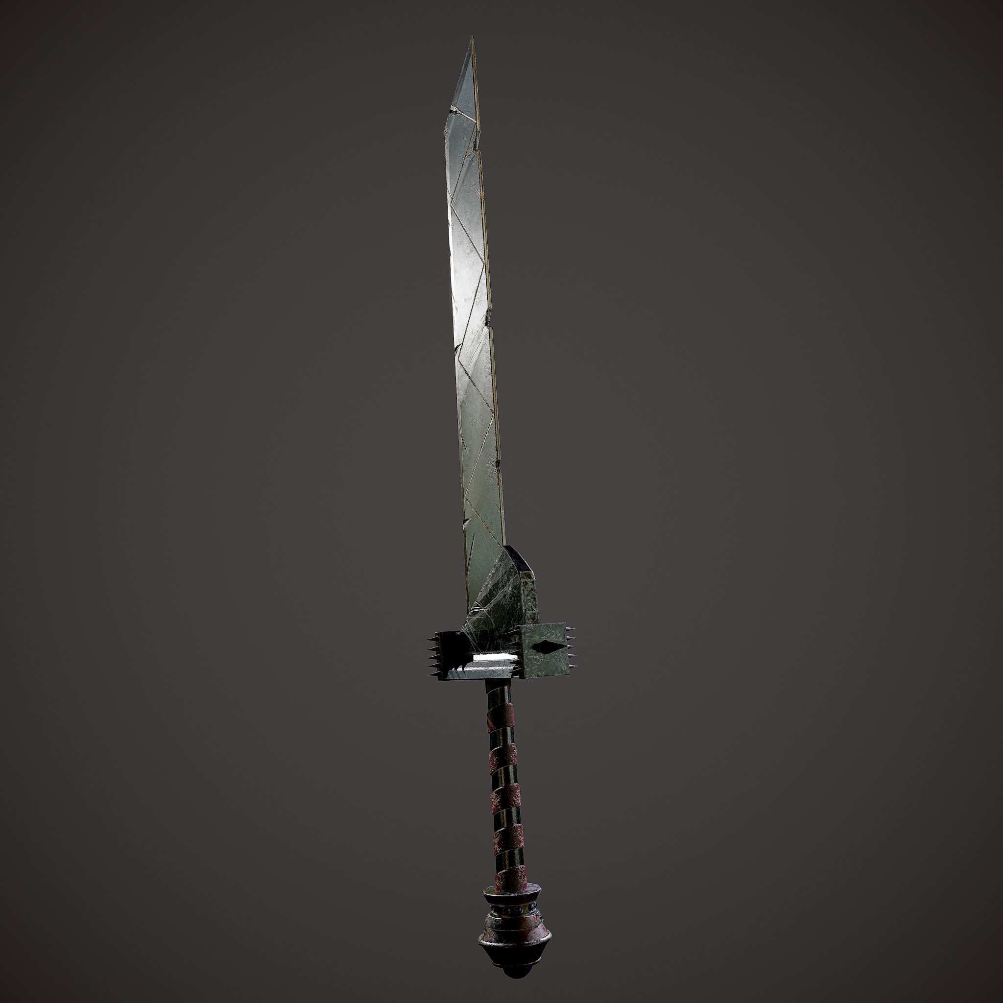 Spiked Sword - Free 3D Model by Get Dead Entertainment