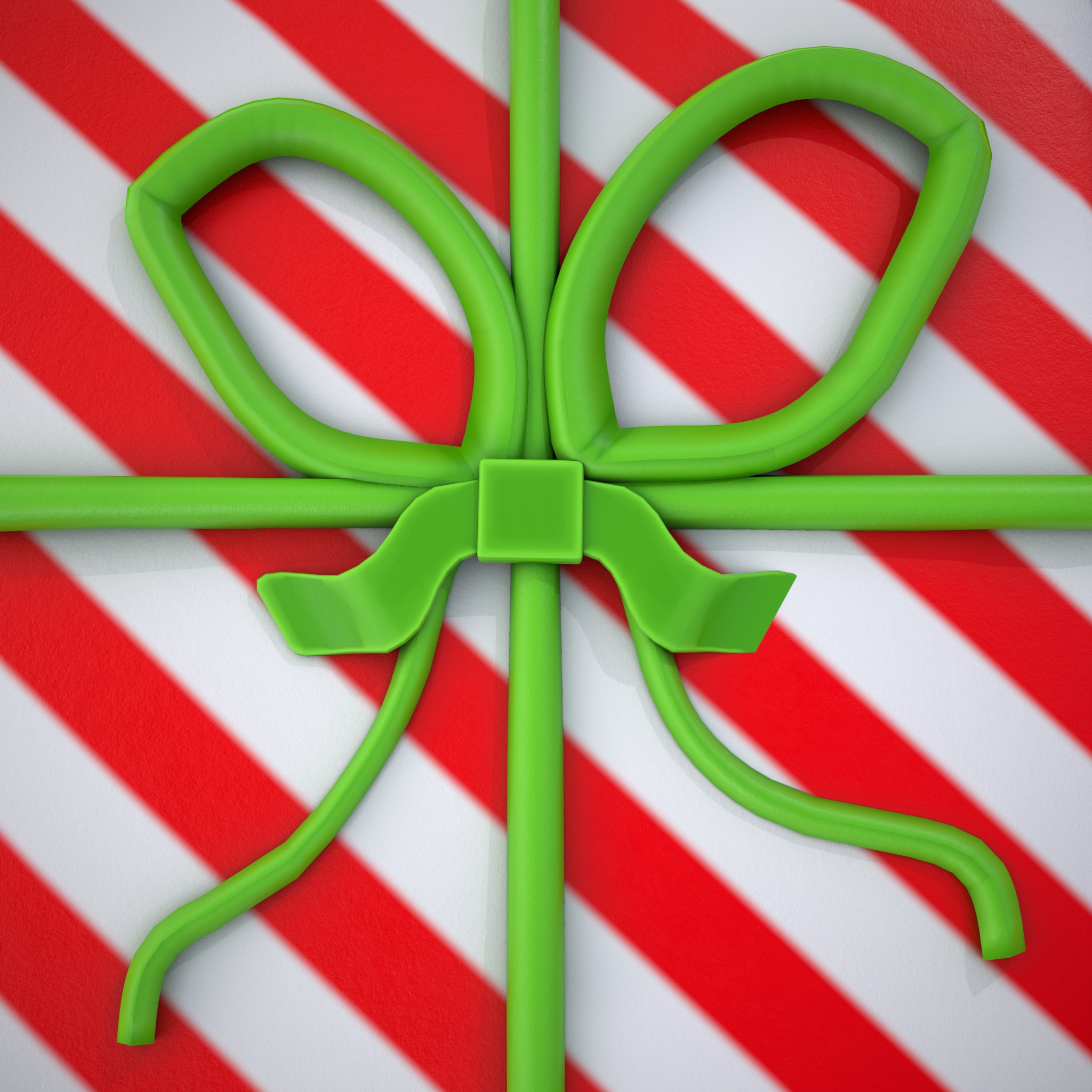 Square Present Christmas Cookie - 3D Model by Get Dead Entertainment