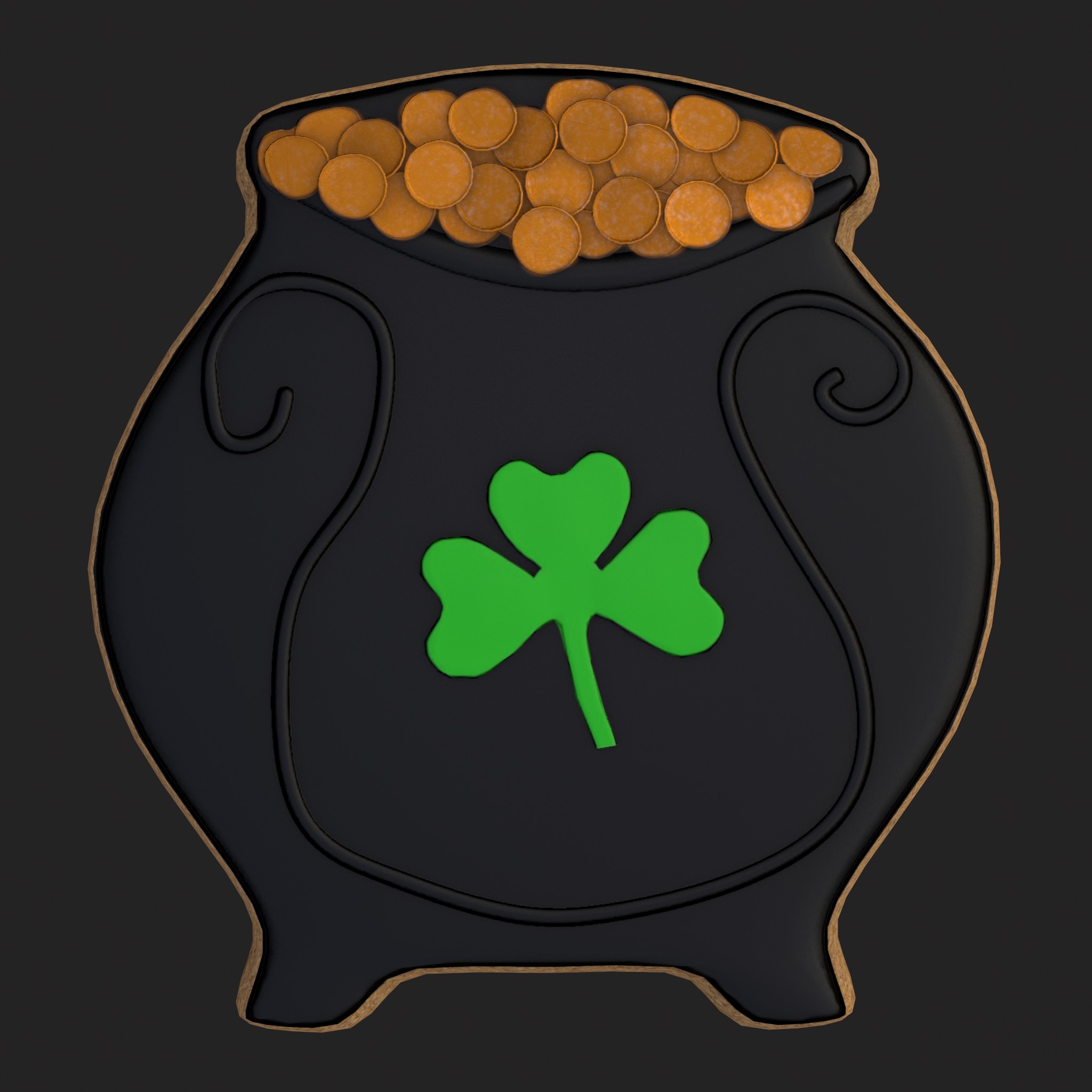 St Patrick 5 Pack Cookies - 3D Model by Get Dead Entertainment