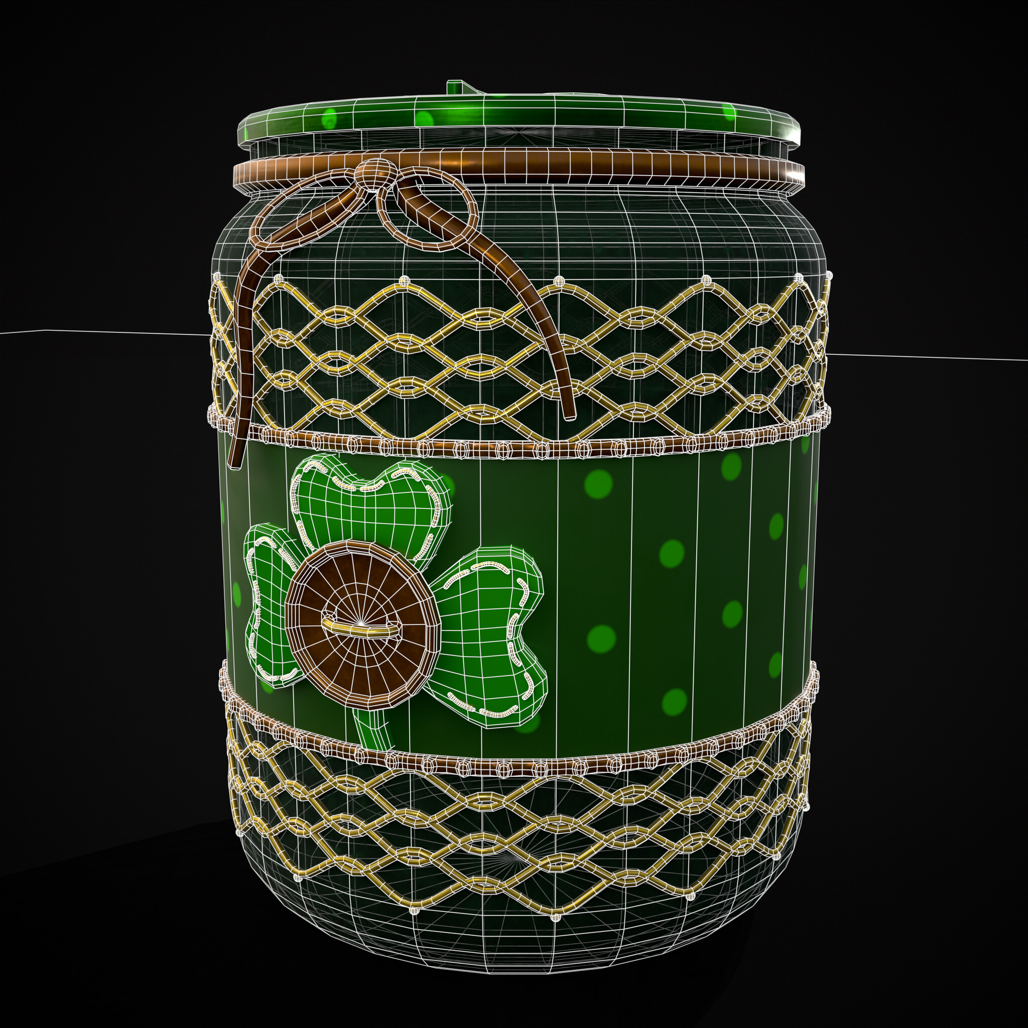 St Patrick Clover Jar - 3D Model by Get Dead Entertainment