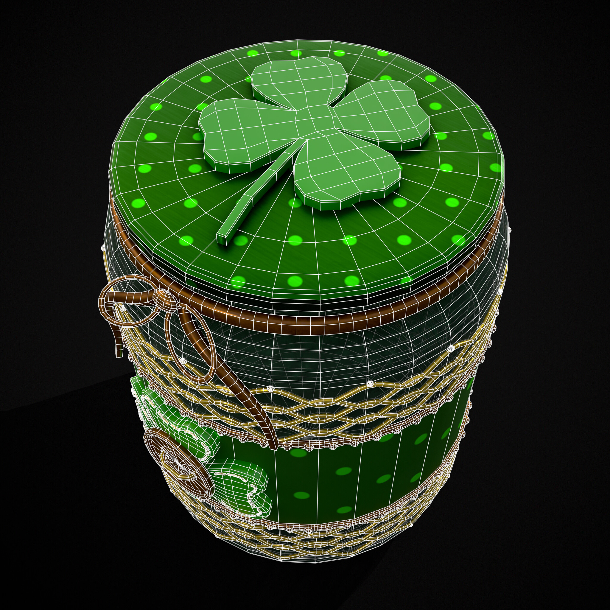 St Patrick Clover Jar - 3D Model by Get Dead Entertainment