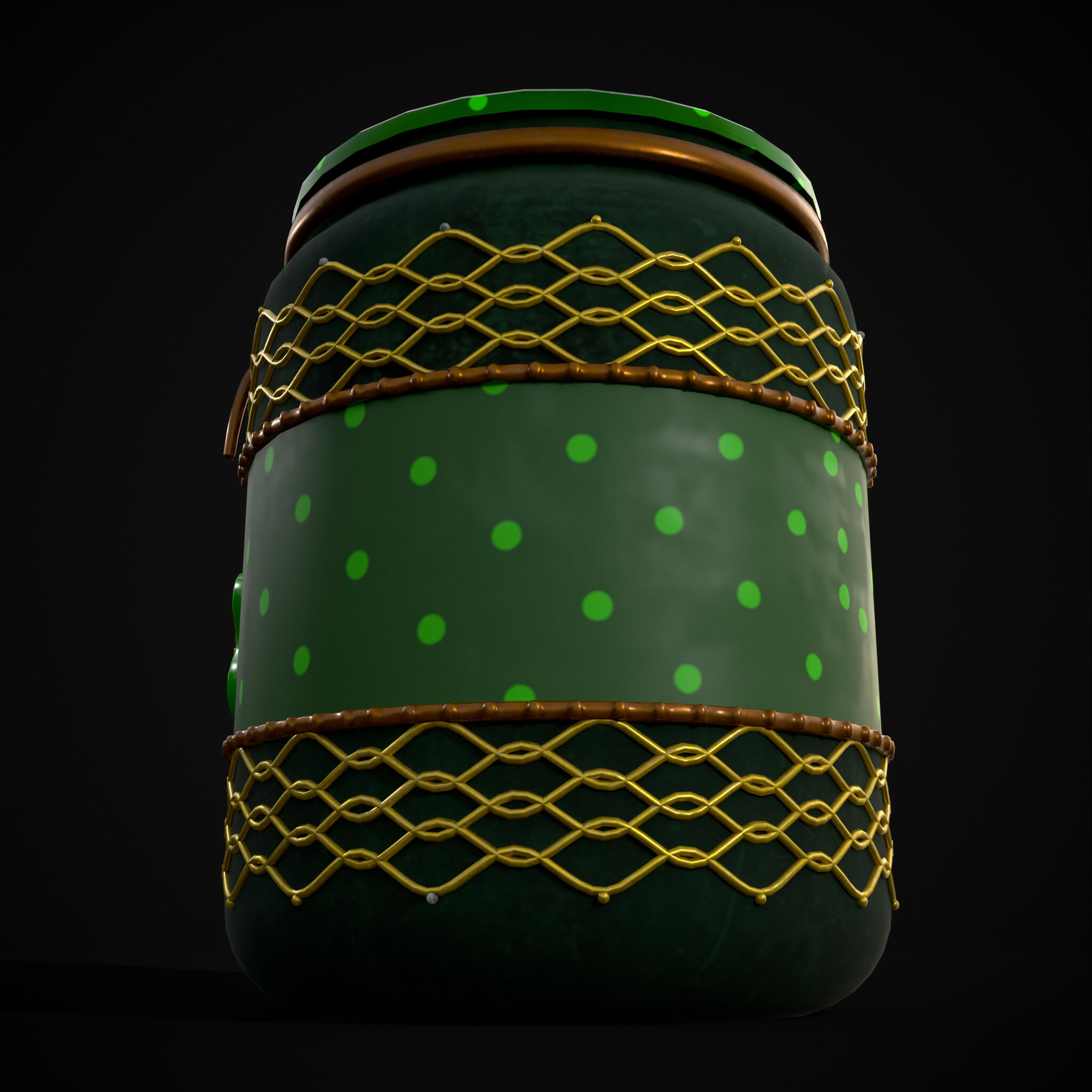St Patrick Clover Jar - 3D Model by Get Dead Entertainment