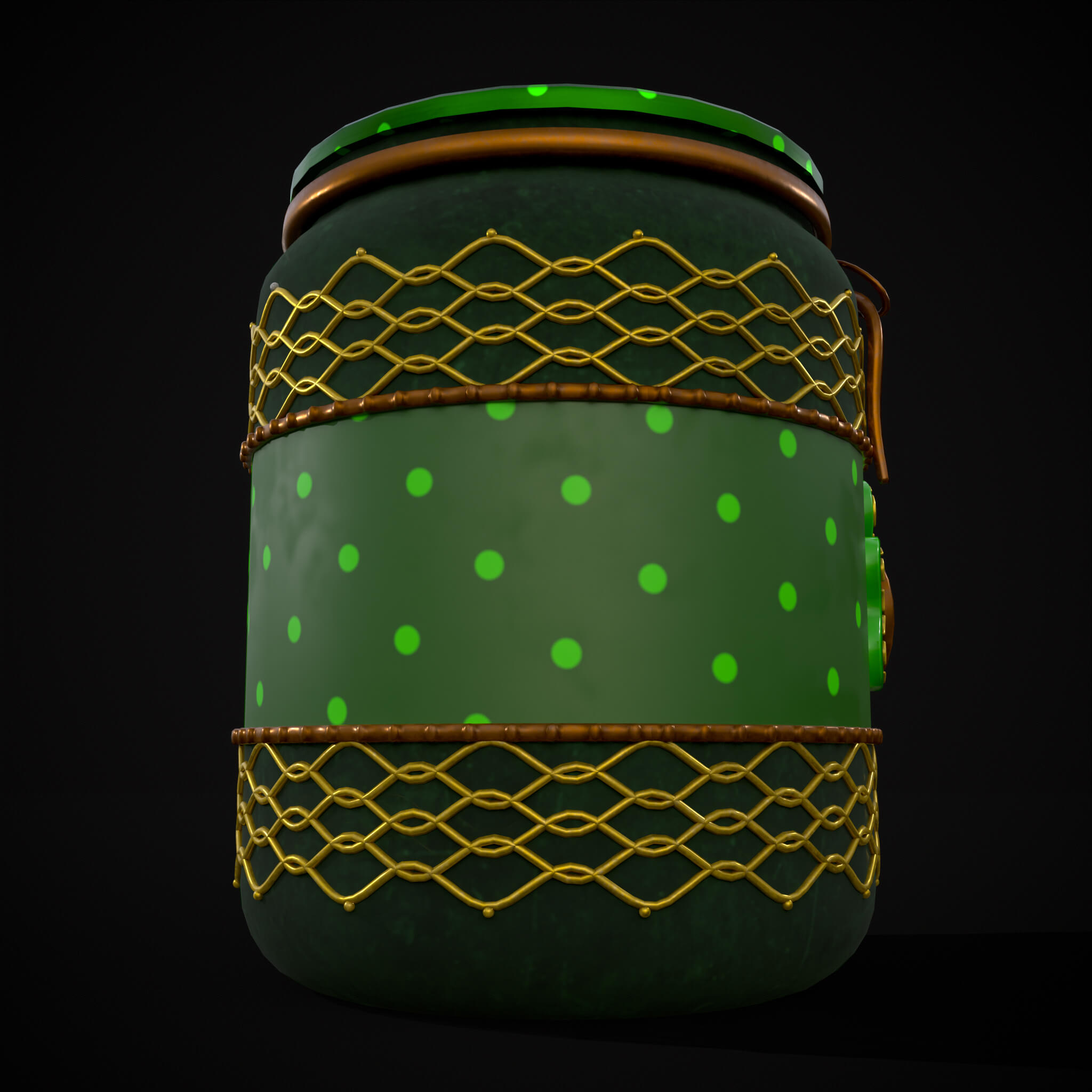 St Patrick Clover Jar - 3D Model by Get Dead Entertainment