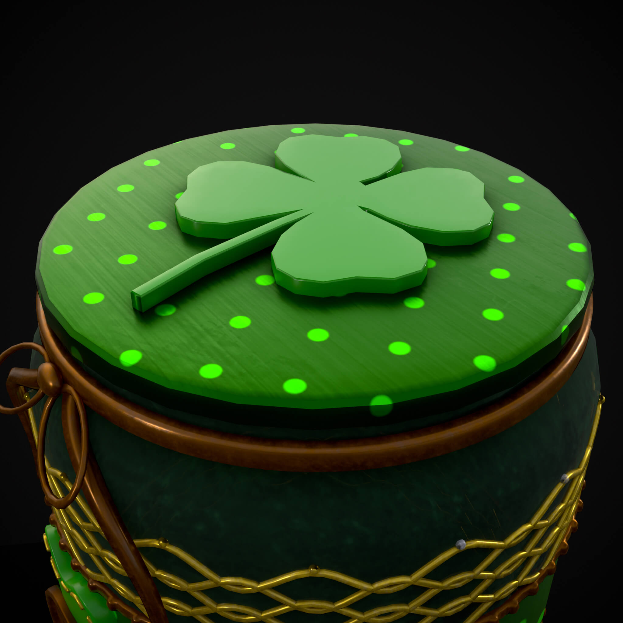 St Patrick Clover Jar - 3D Model by Get Dead Entertainment