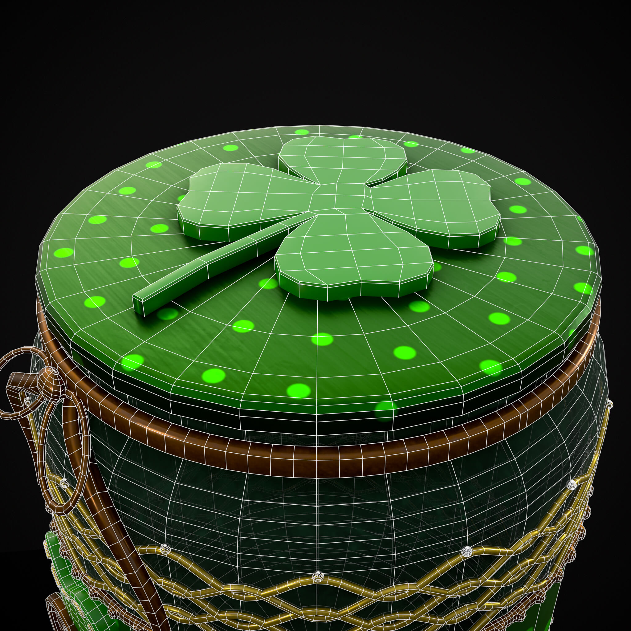 St Patrick Clover Jar - 3D Model by Get Dead Entertainment