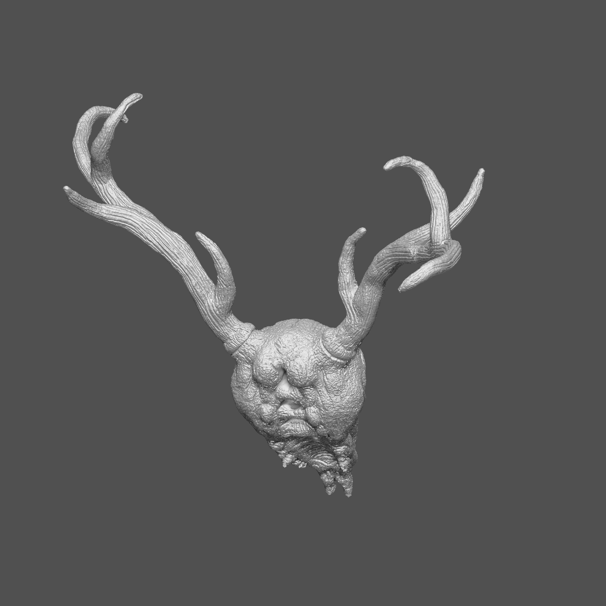 Stag Skull - 3D Print Model by Get Dead Entertainment