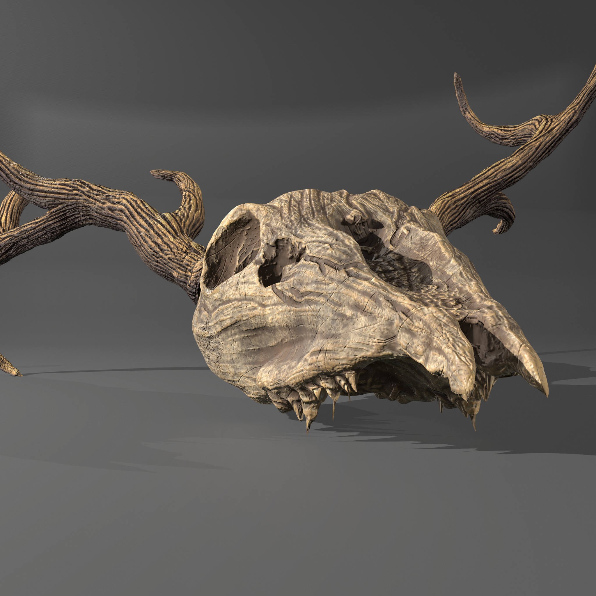 Stag Skull - 3D Model by Get Dead Entertainment