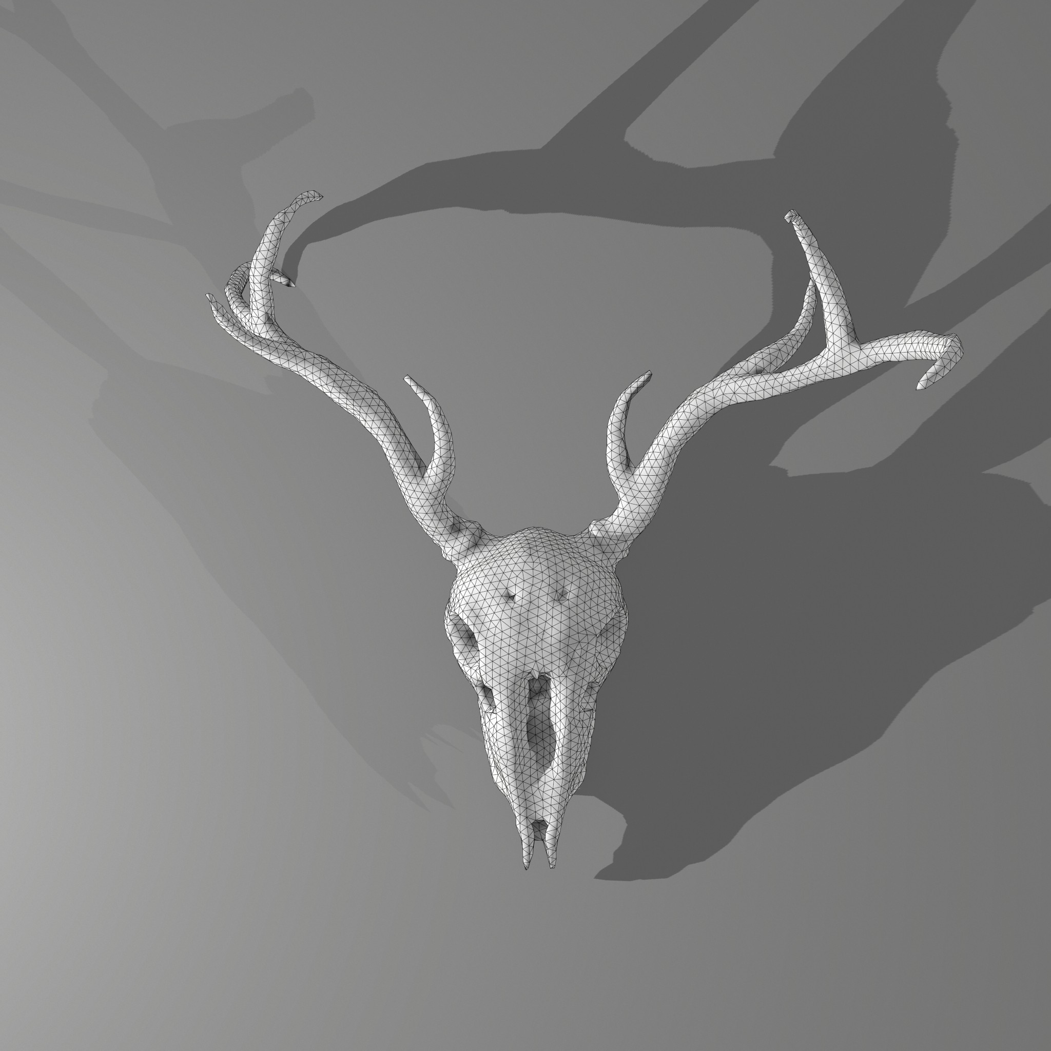 Stag Skull - 3D Model by Get Dead Entertainment