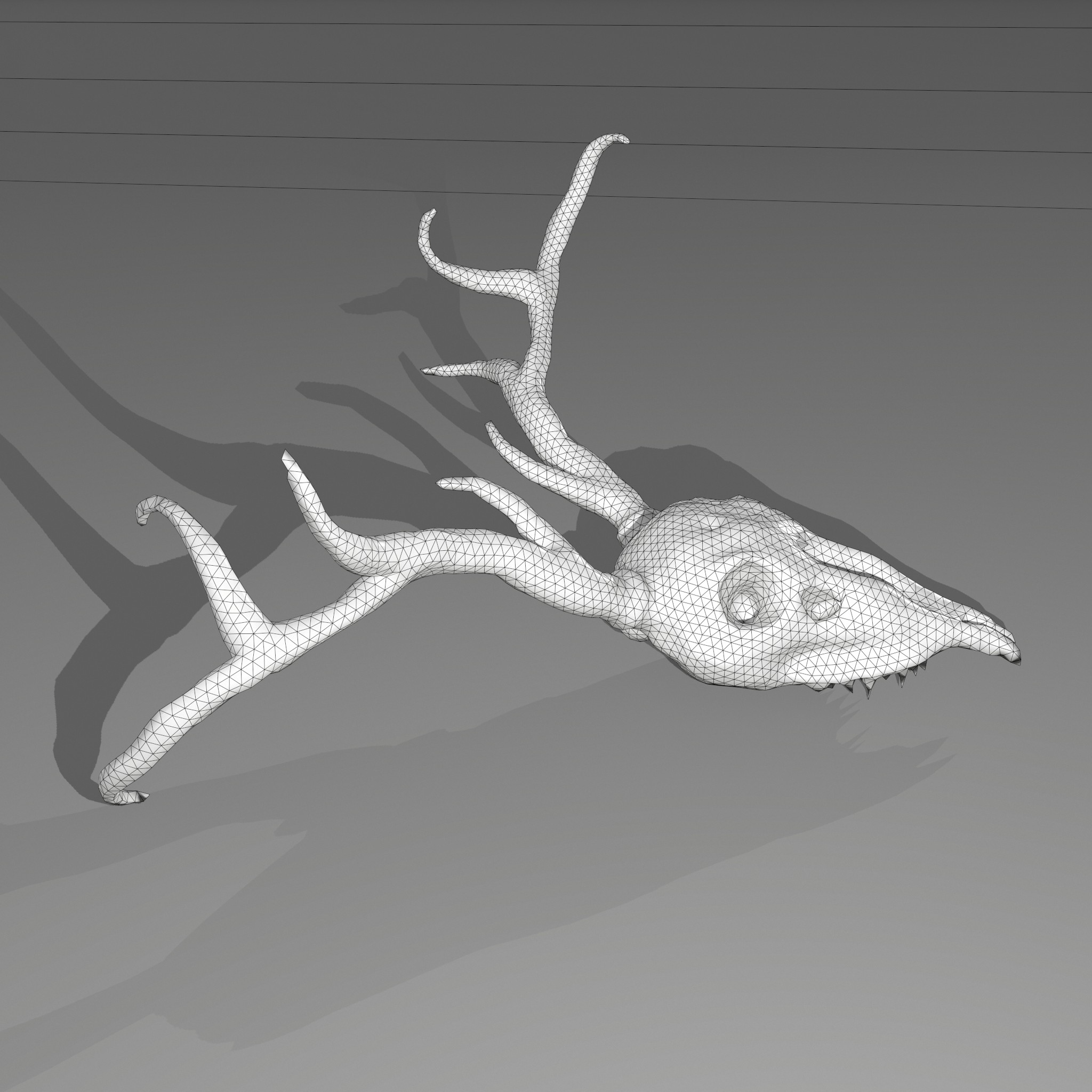 Stag Skull - 3D Model by Get Dead Entertainment