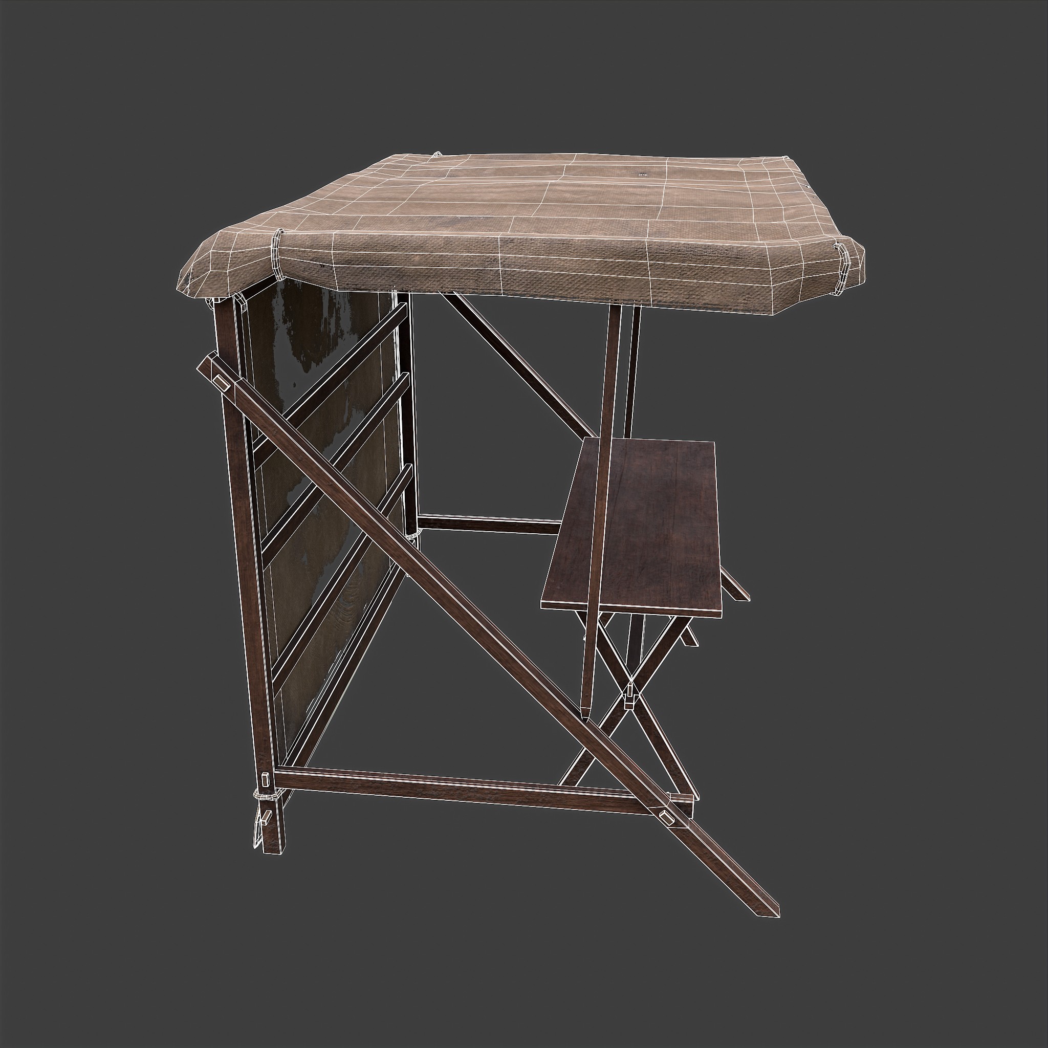 Stand with Roof - 3D Model by Get Dead Entertainment