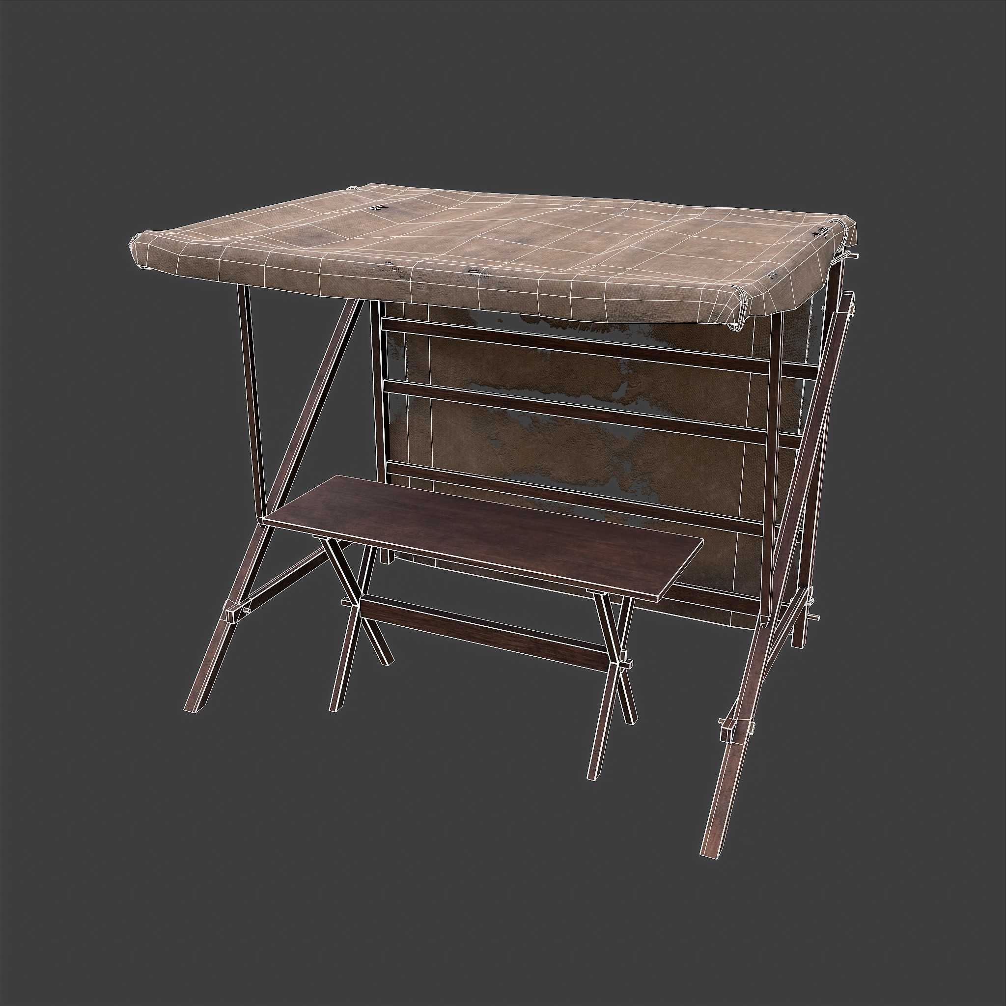 Stand with Roof - 3D Model by Get Dead Entertainment