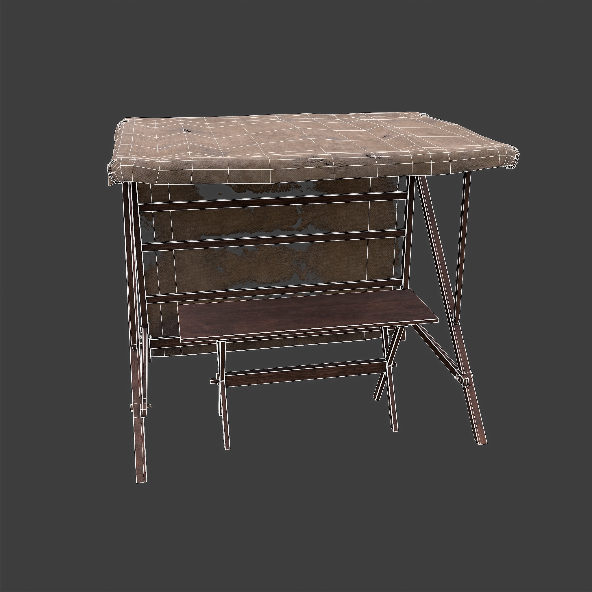 Stand with Roof - 3D Model by Get Dead Entertainment