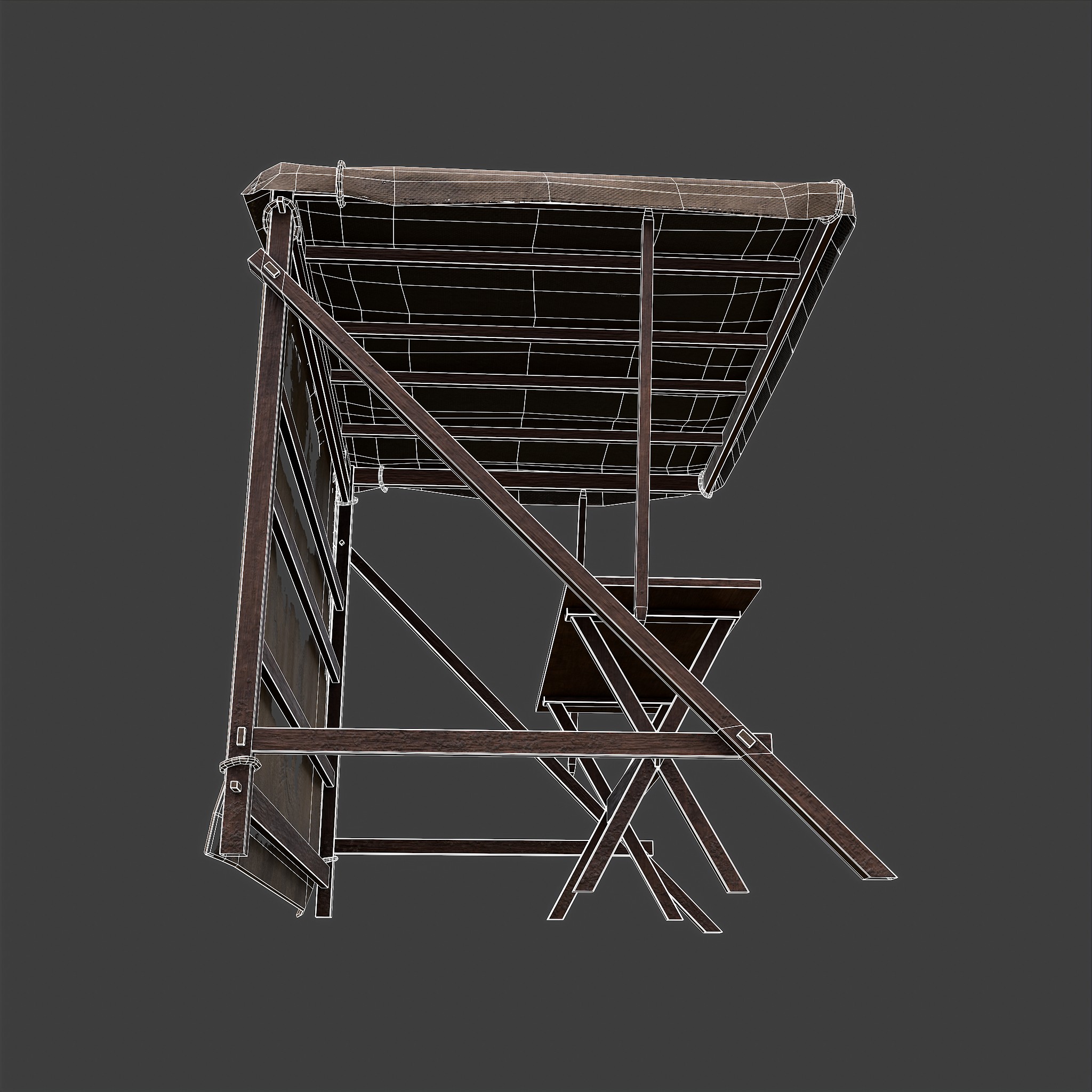 Stand with Roof - 3D Model by Get Dead Entertainment