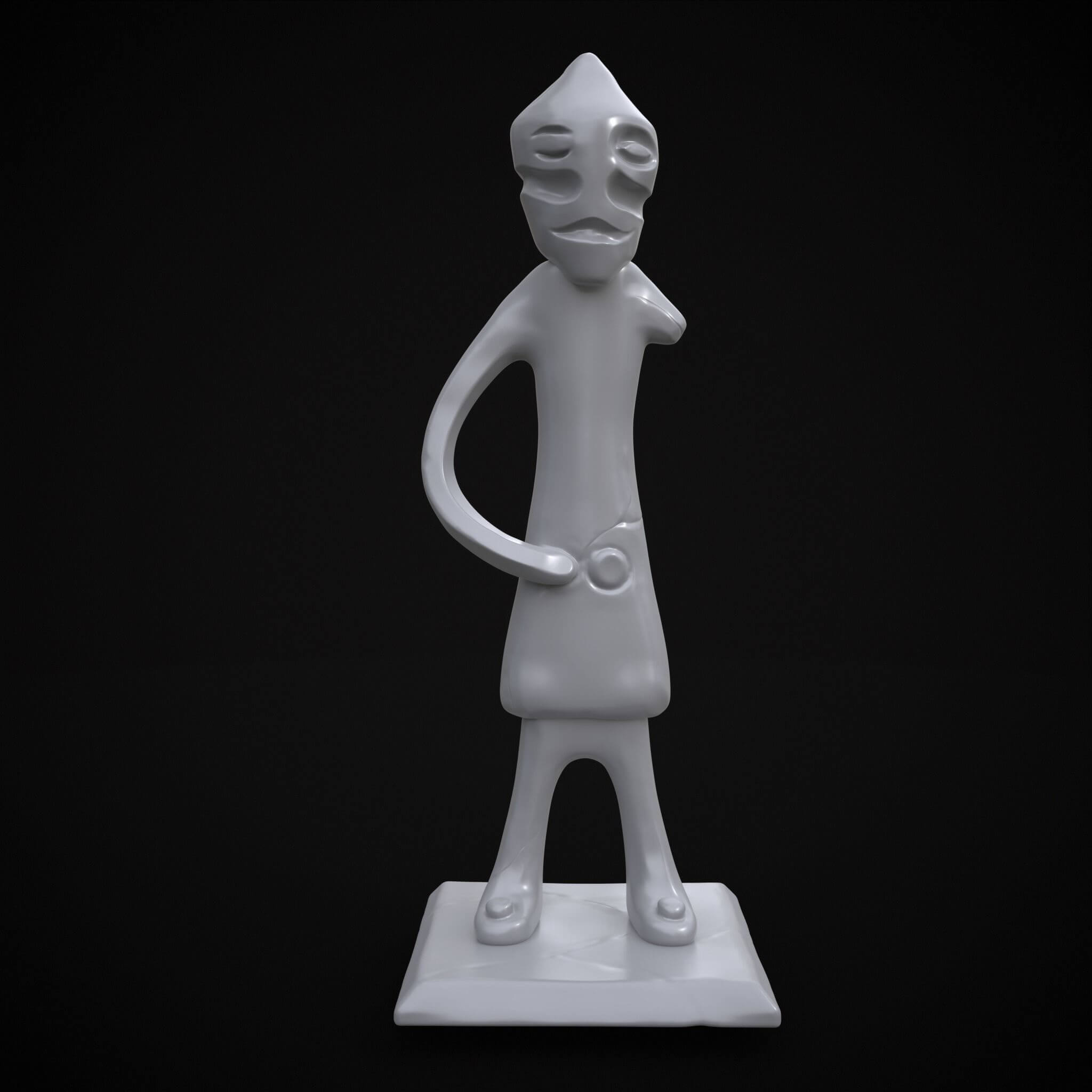 Standing God Statue - 3D Print Model by Get Dead Entertainment
