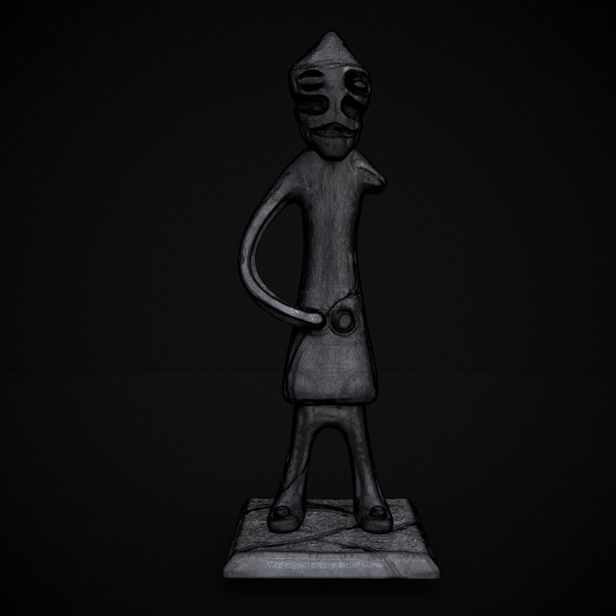 Standing God Statue - 3D Model by Get Dead Entertainment