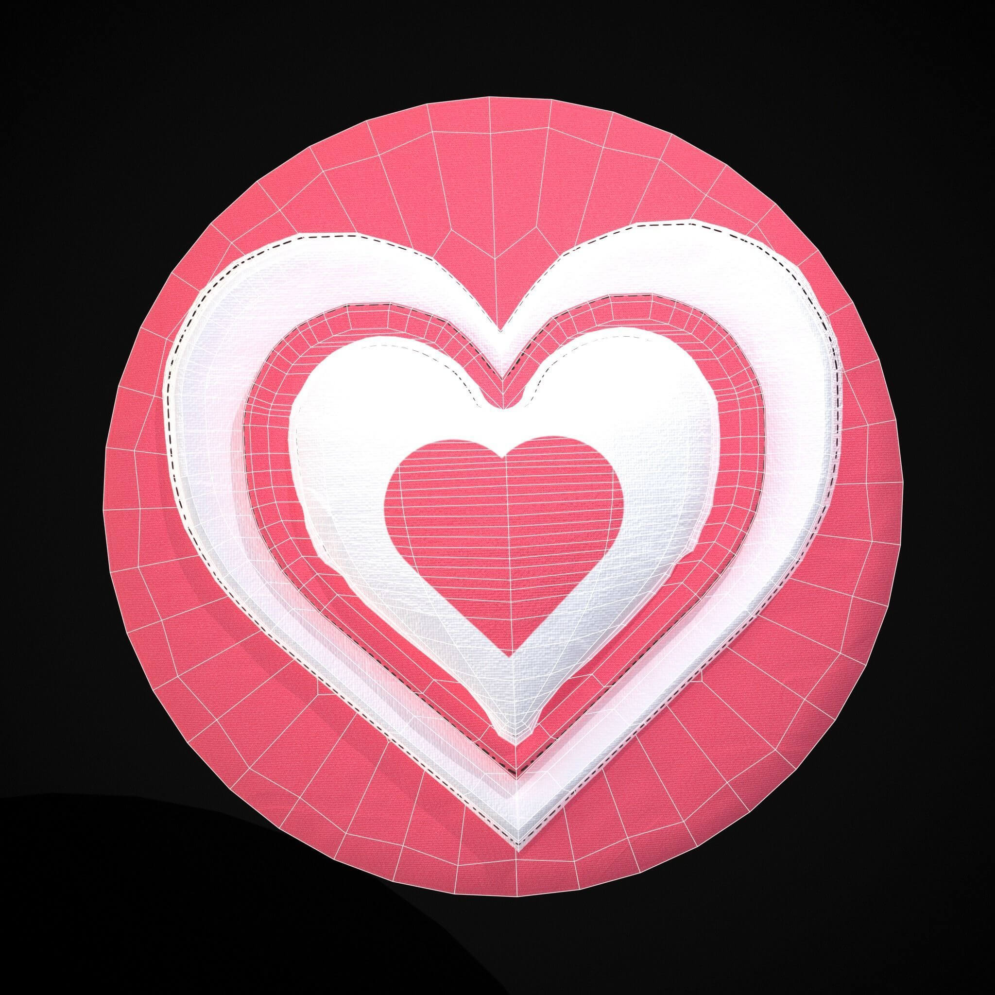 Stitched Craft Heart - 3D Model by Get Dead Entertainment