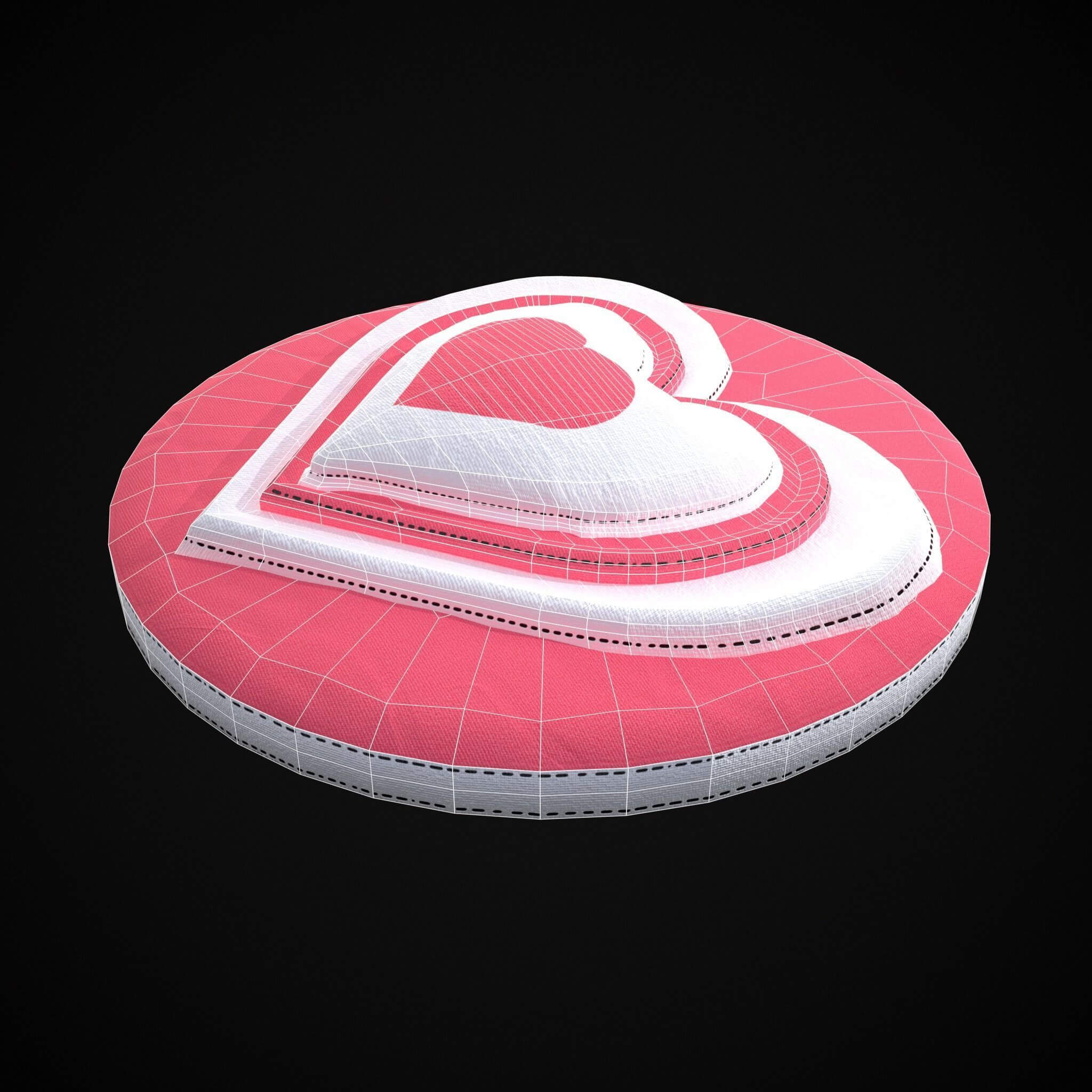 Stitched Craft Heart - 3D Model by Get Dead Entertainment