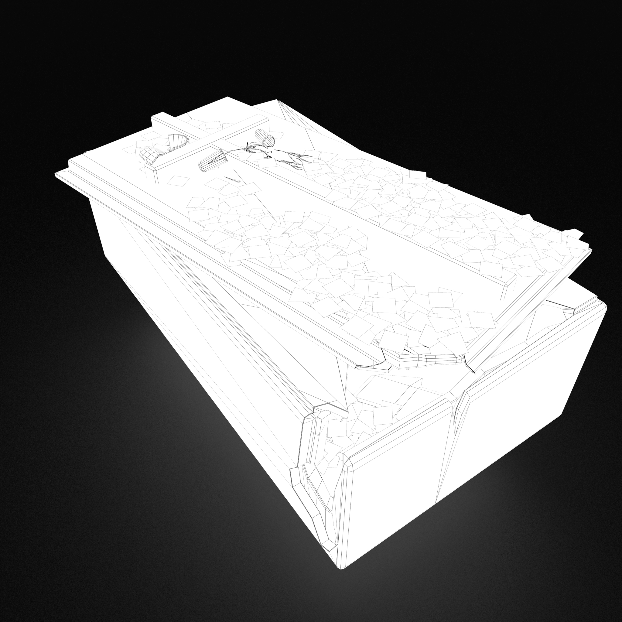 Stone Coffin - Free 3D Model by Get Dead Entertainment
