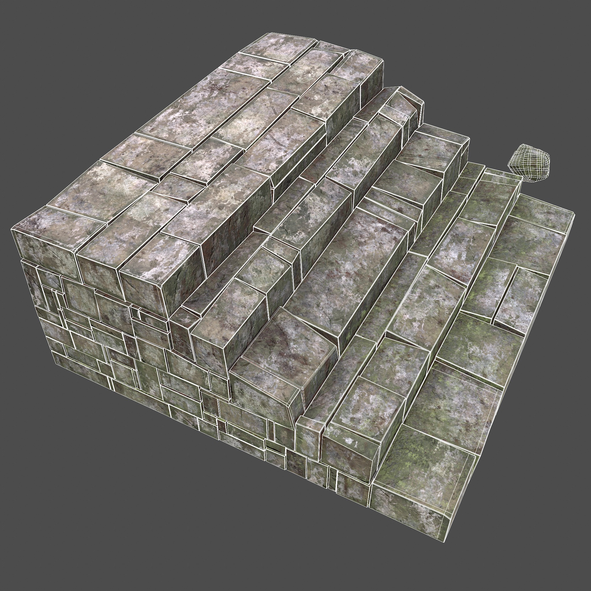 Stone Staircase - Free 3D Model by Get Dead Entertainment