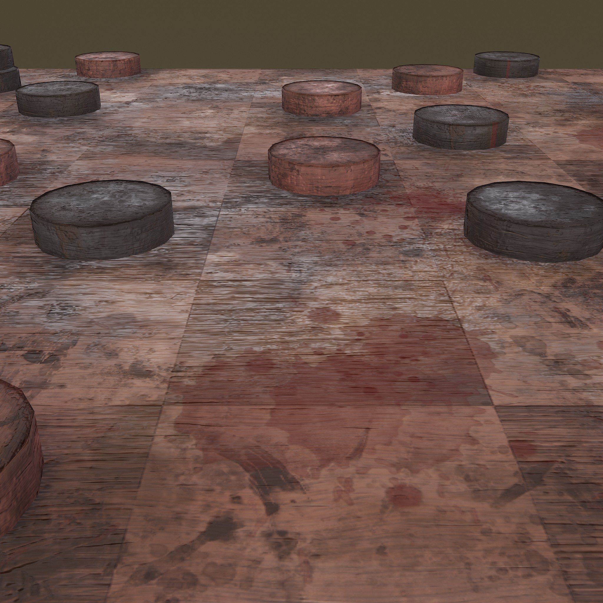 Stylized Medieval Checkers - 3D Model by Get Dead Entertainment