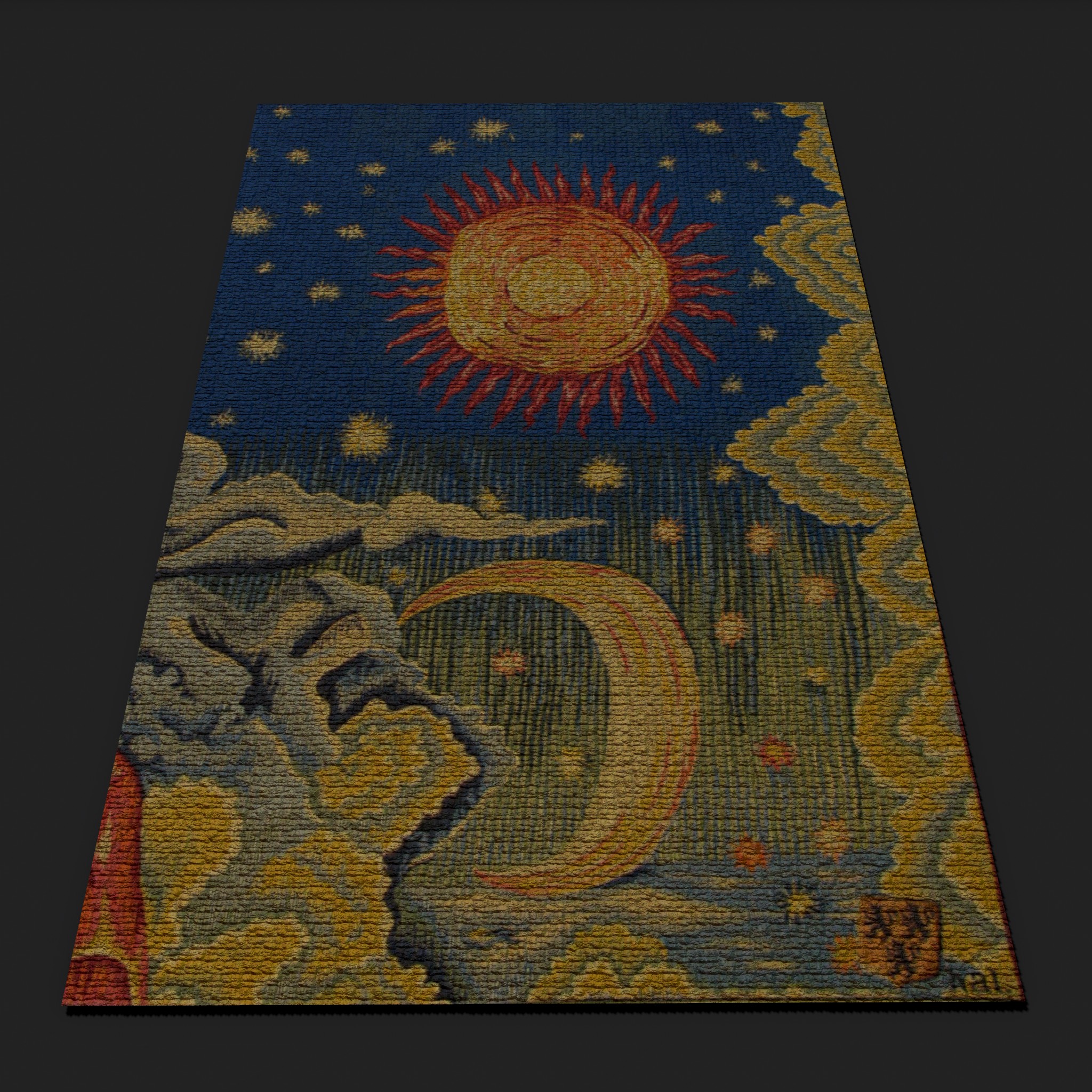 Summer Apocalypse Tapestry - 3D Model by Get Dead Entertainment