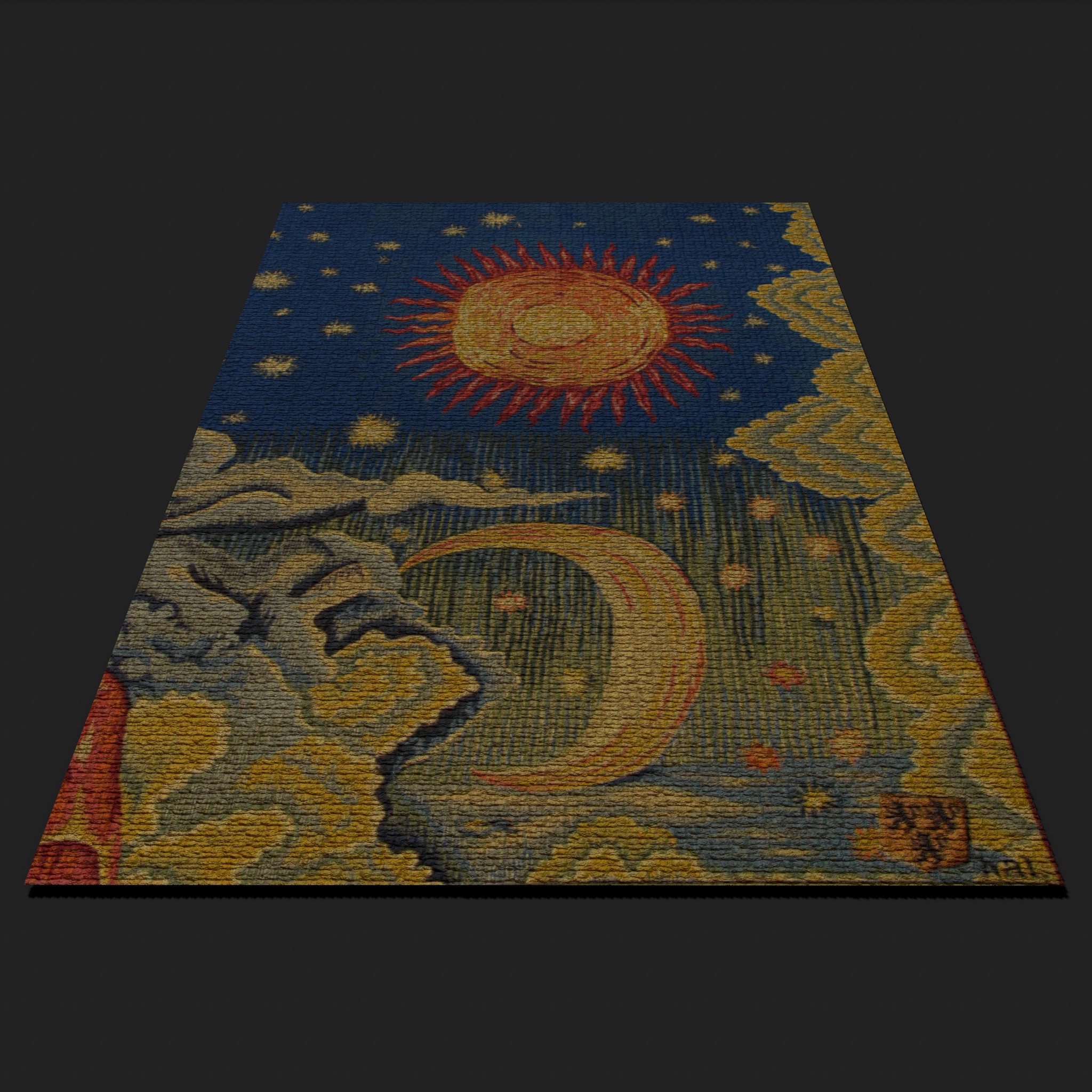 Summer Apocalypse Tapestry - 3D Model by Get Dead Entertainment