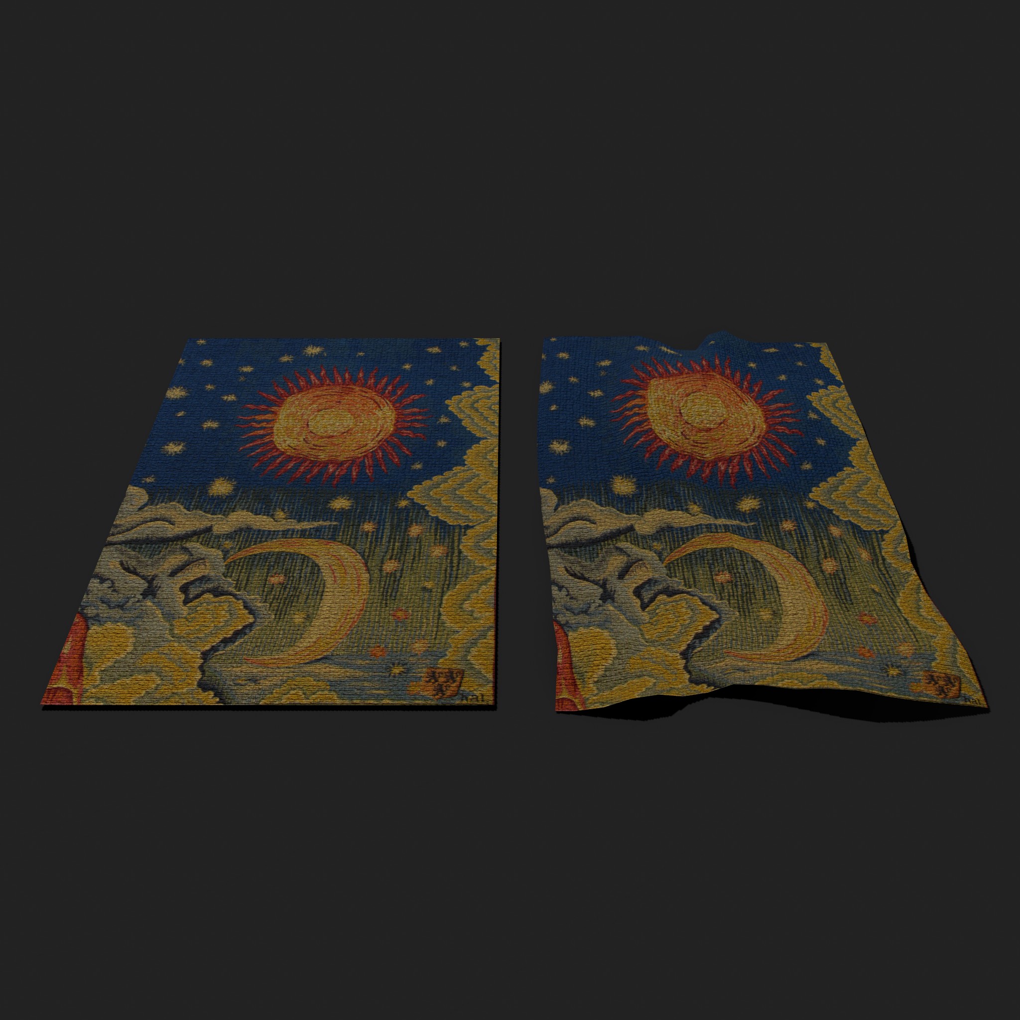 Summer Apocalypse Tapestry - 3D Model by Get Dead Entertainment