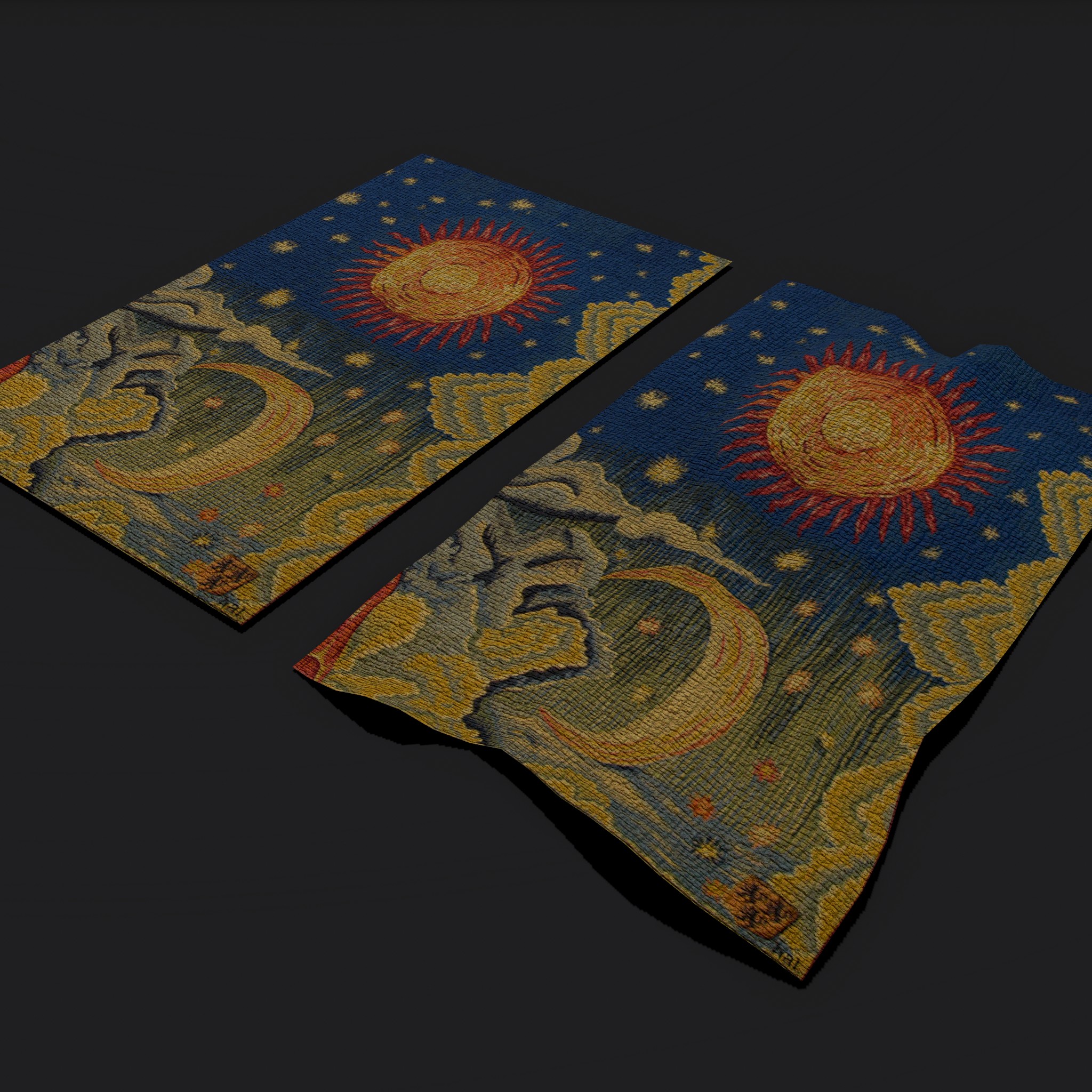 Summer Apocalypse Tapestry - 3D Model by Get Dead Entertainment