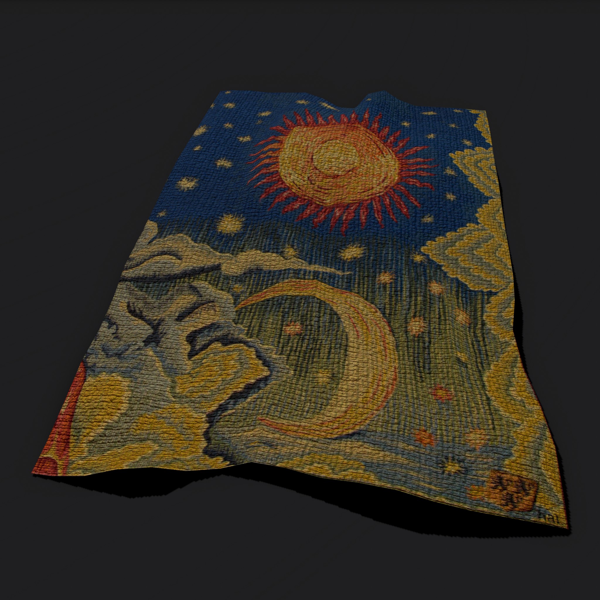 Summer Apocalypse Tapestry - 3D Model by Get Dead Entertainment