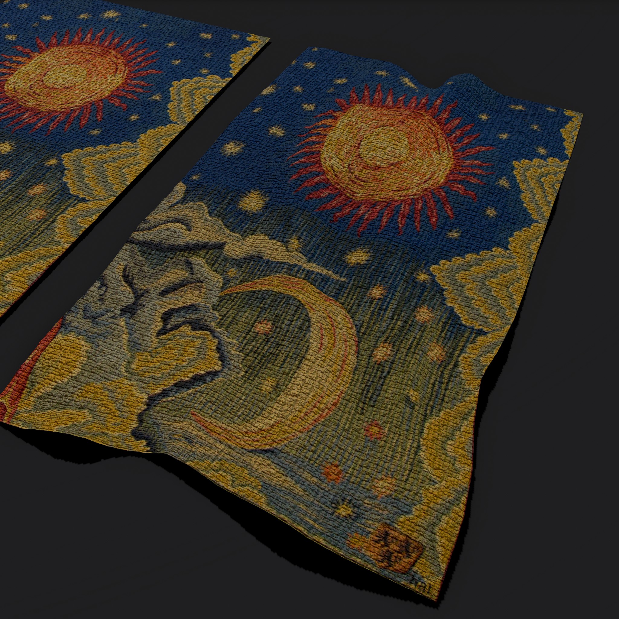 Summer Apocalypse Tapestry - 3D Model by Get Dead Entertainment