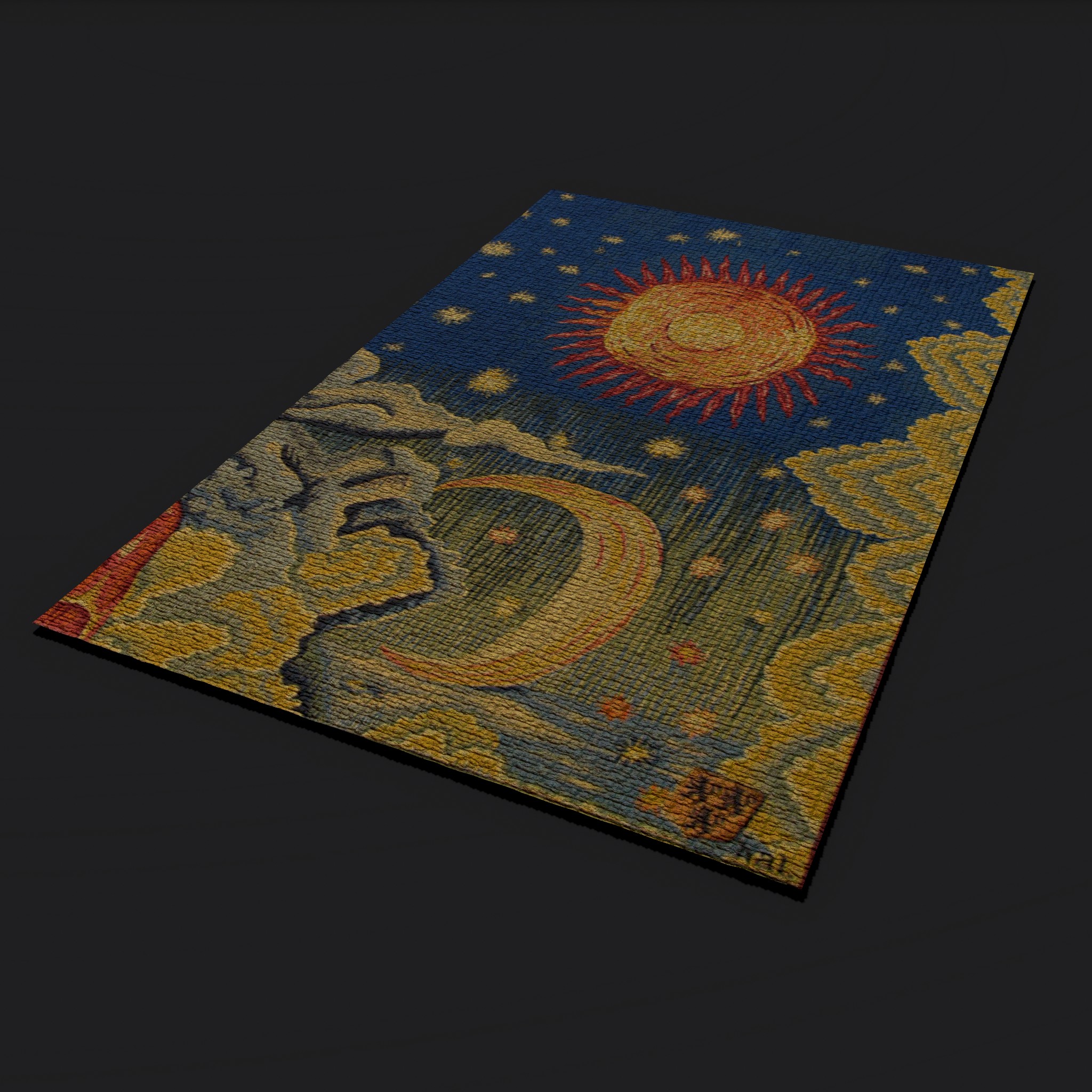 Summer Apocalypse Tapestry - 3D Model by Get Dead Entertainment