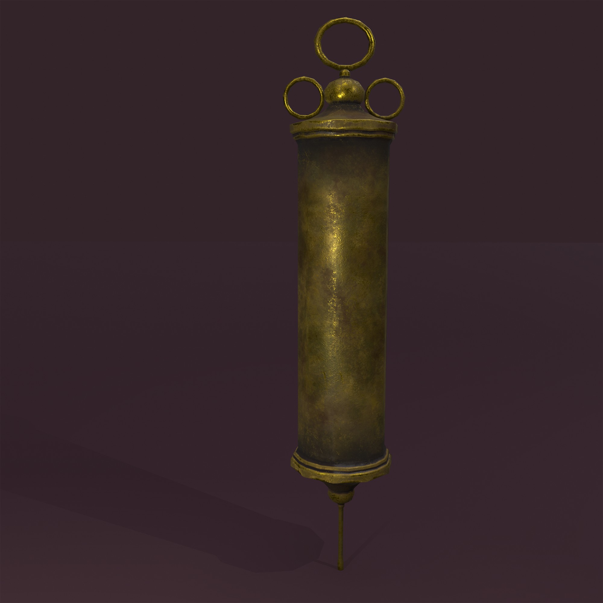 Vintage Medieval Medical Syringe - Free 3D Model by Get Dead Entertainment