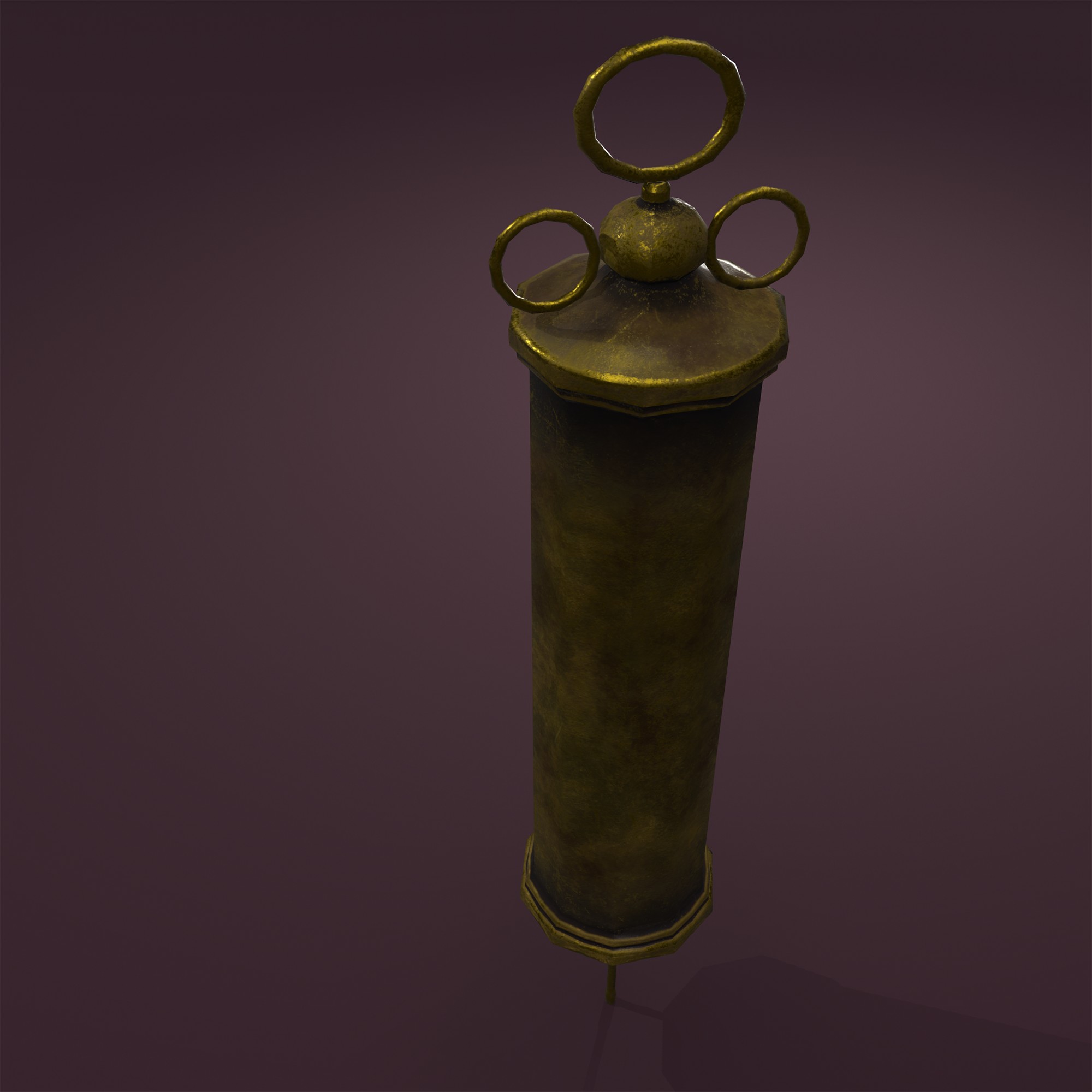 Vintage Medieval Medical Syringe - Free 3D Model by Get Dead Entertainment