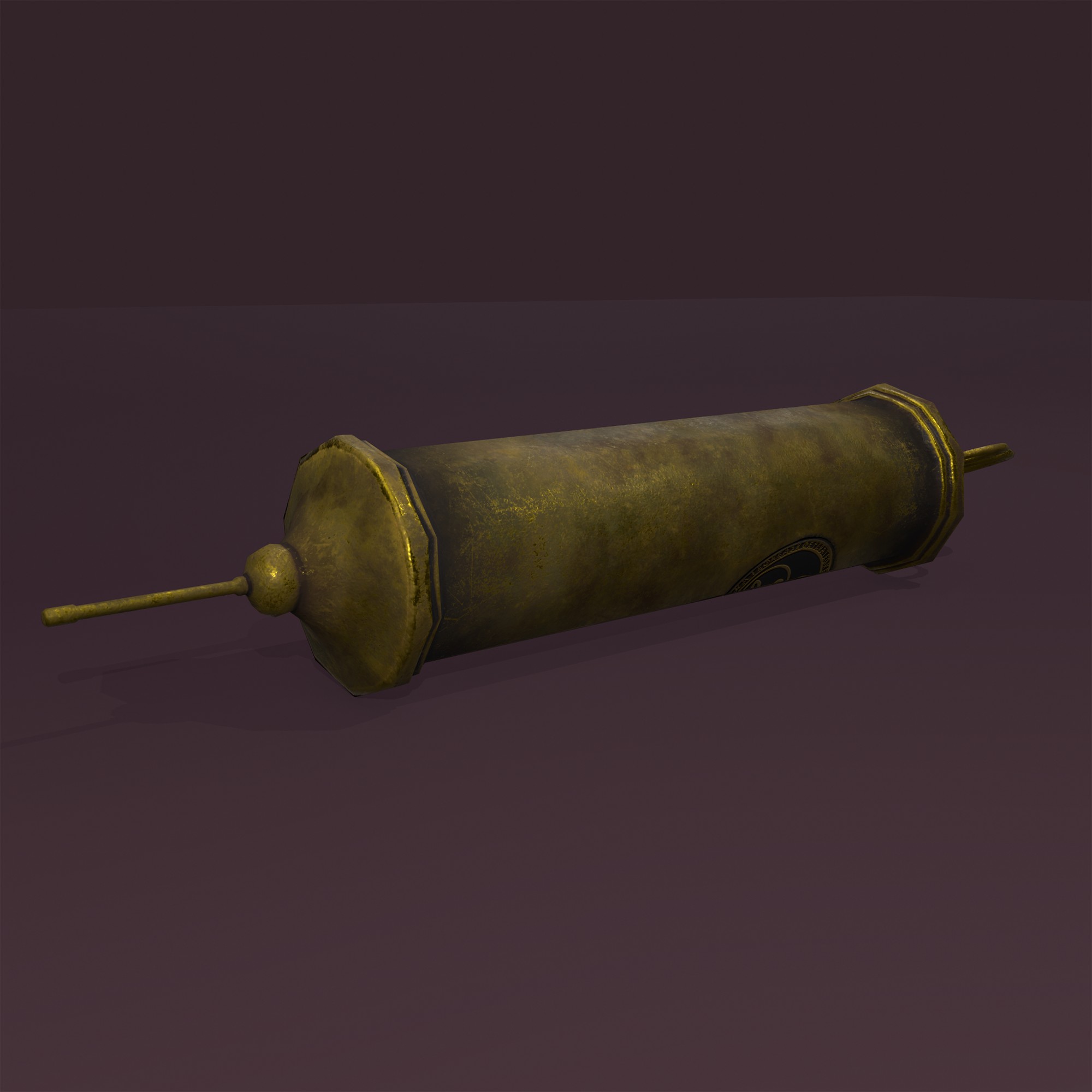 Vintage Medieval Medical Syringe - Free 3D Model by Get Dead Entertainment