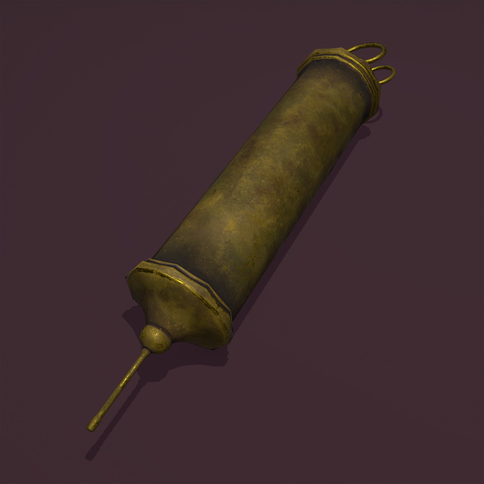 Vintage Medieval Medical Syringe - Free 3D Model by Get Dead Entertainment