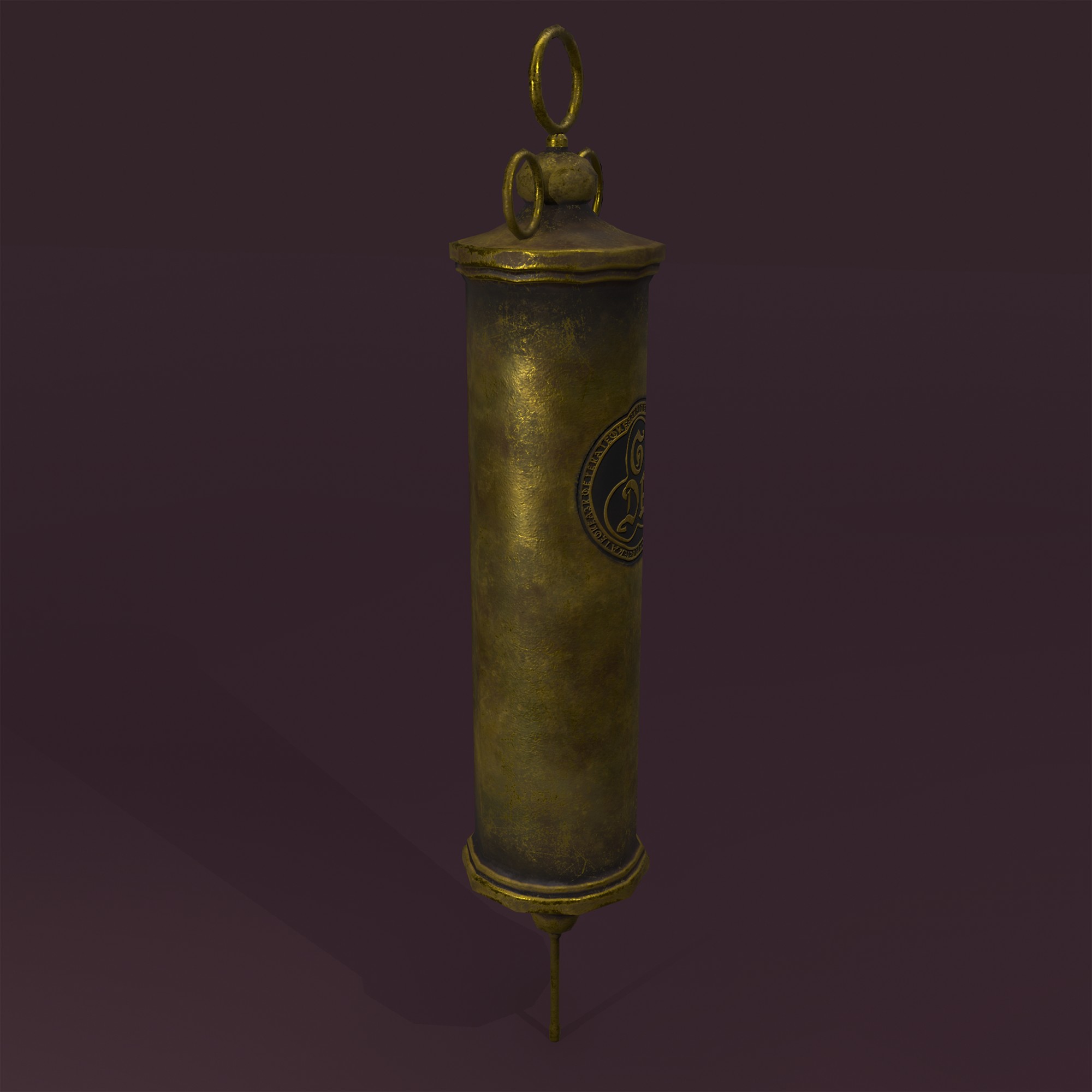 Vintage Medieval Medical Syringe - Free 3D Model by Get Dead Entertainment