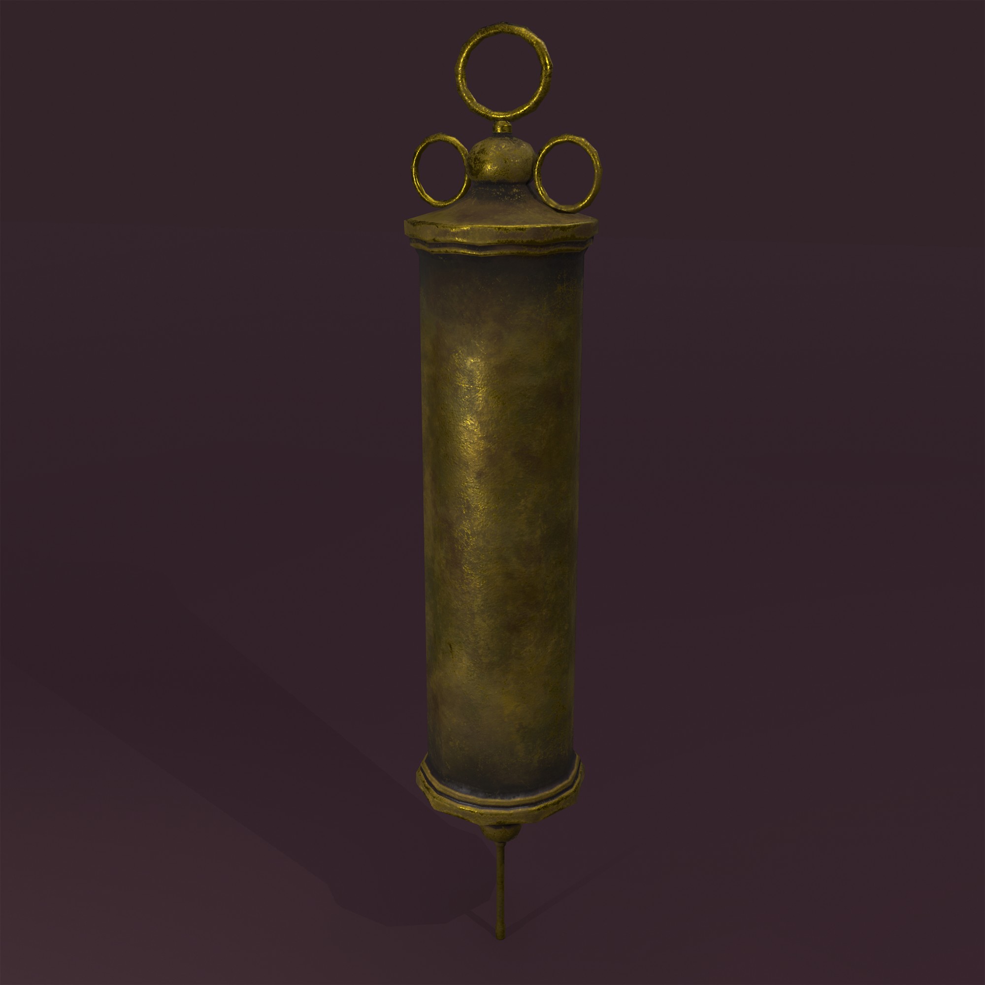 Vintage Medieval Medical Syringe - Free 3D Model by Get Dead Entertainment