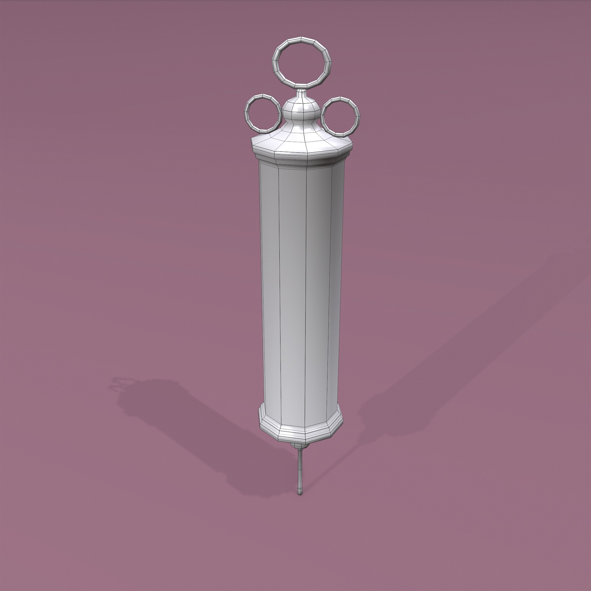 Vintage Medieval Medical Syringe - Free 3D Model by Get Dead Entertainment