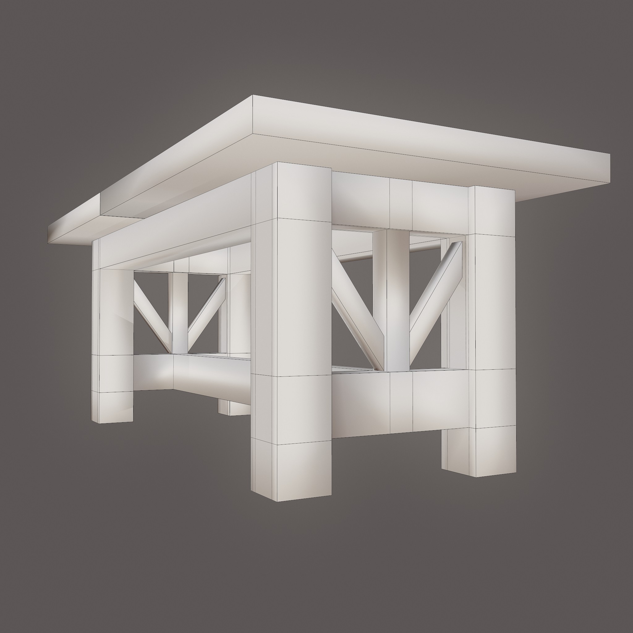 Table 1 - 3D Model by Get Dead Entertainment