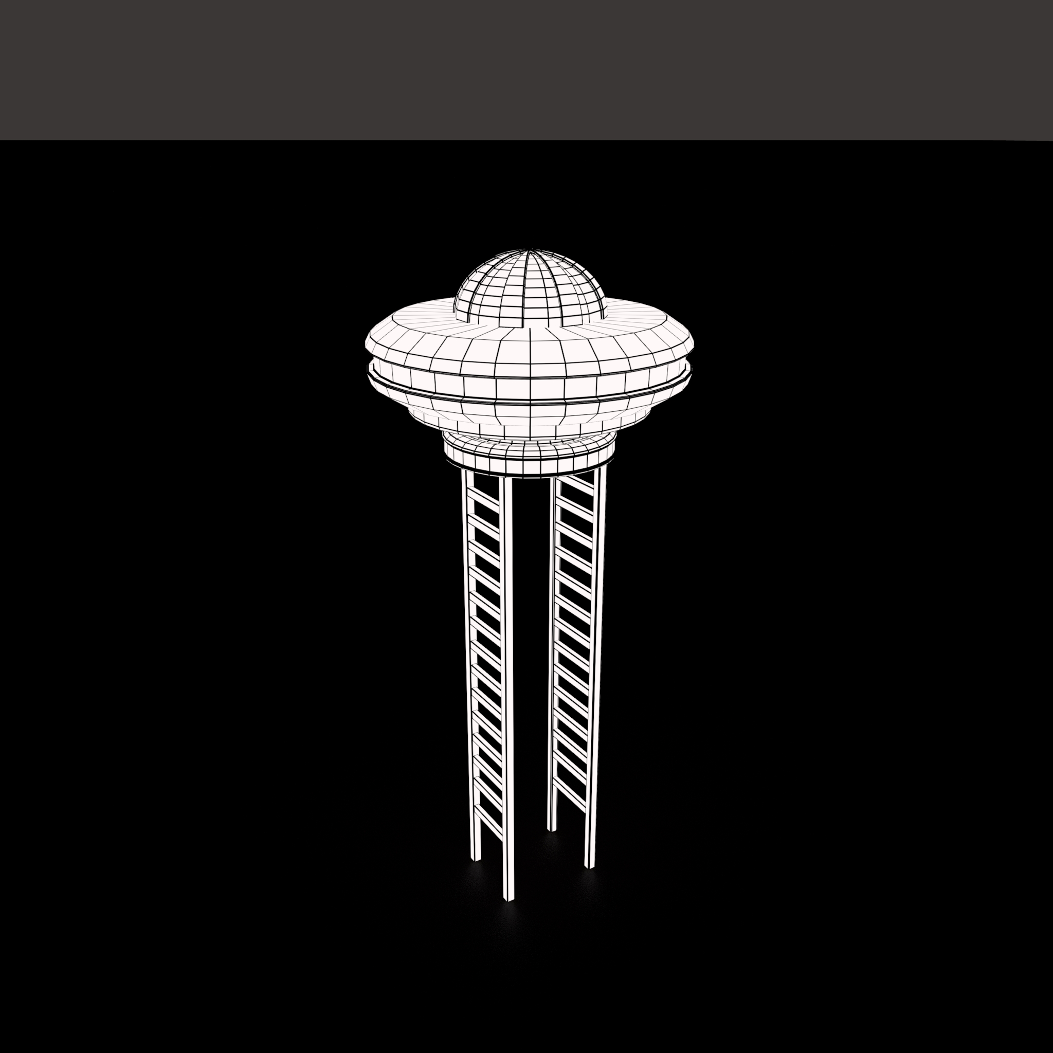 Tall Sci-fi Building 3D Model by Get Dead Entertainment