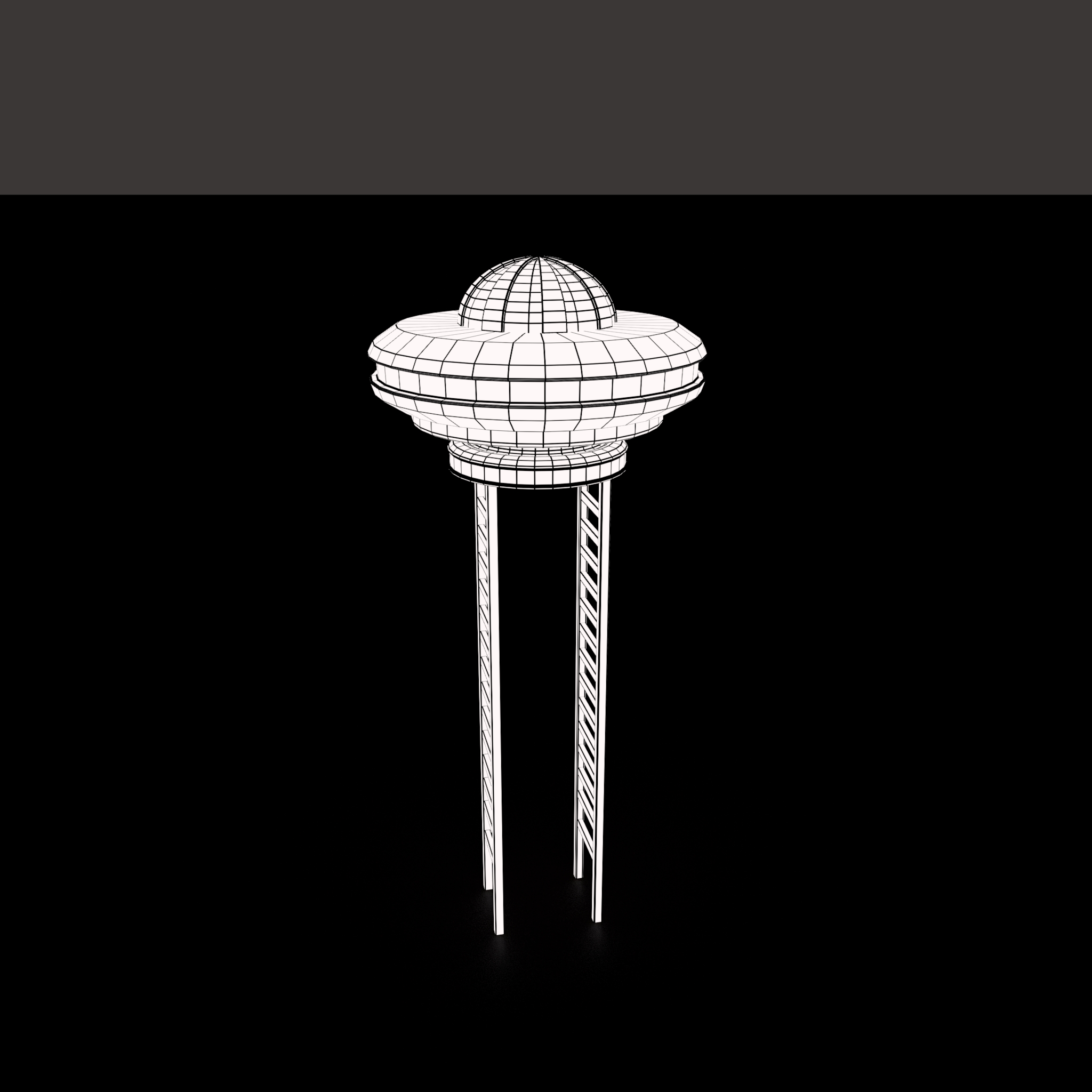 Tall Sci-fi Building 3D Model by Get Dead Entertainment