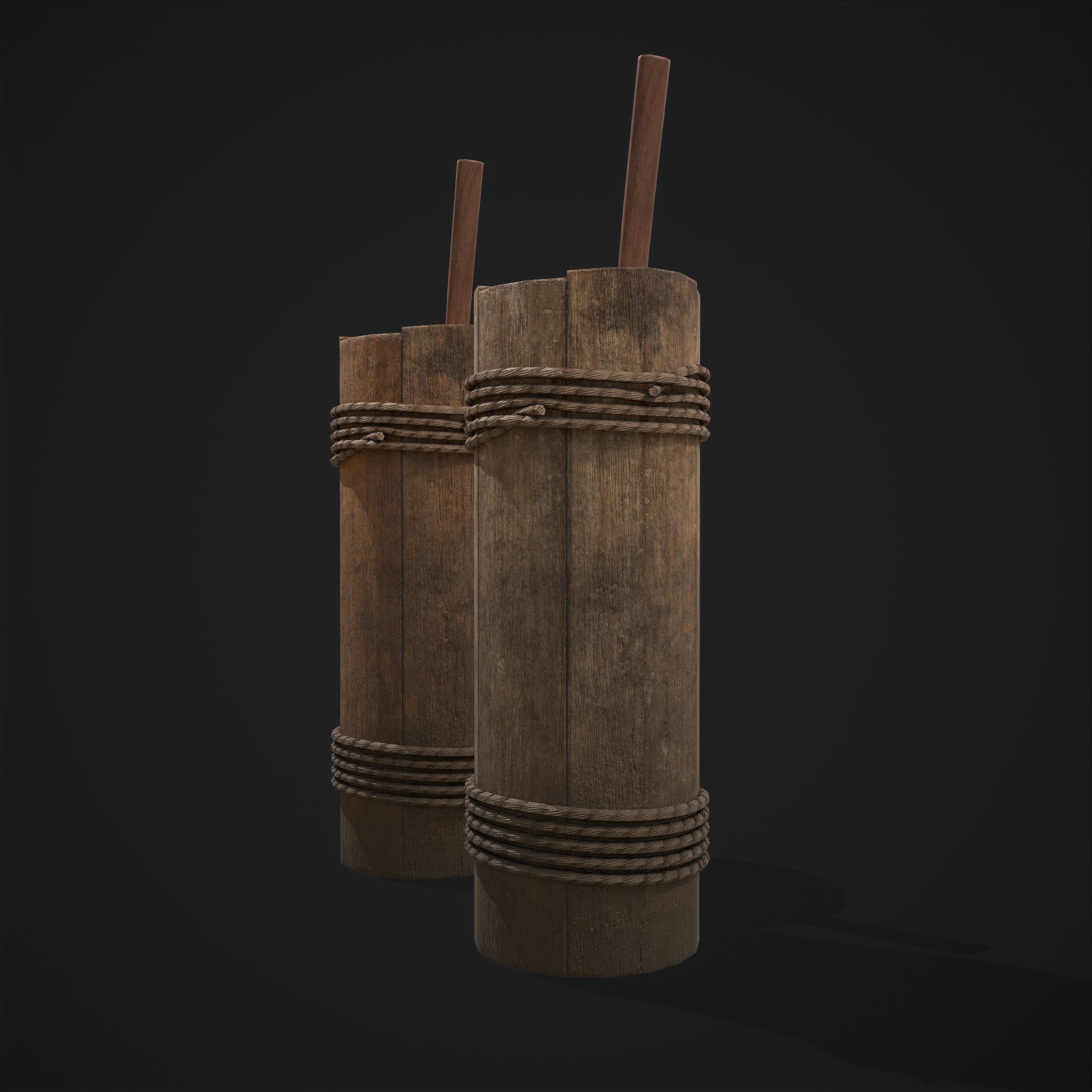 Tall Wall Water Container - 3D Model by Get Dead Entertainment