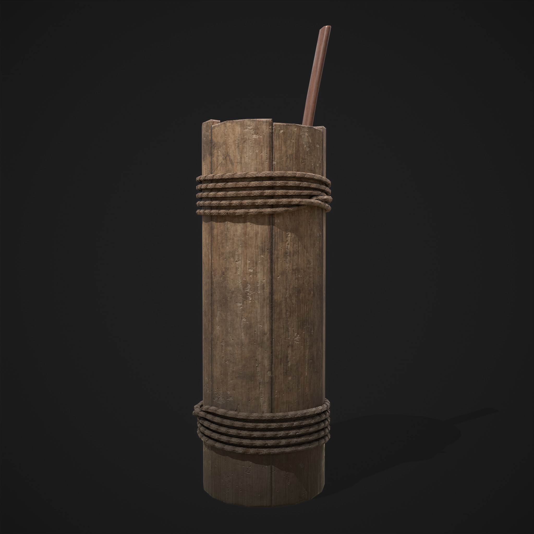 Tall Wall Water Container - 3D Model by Get Dead Entertainment