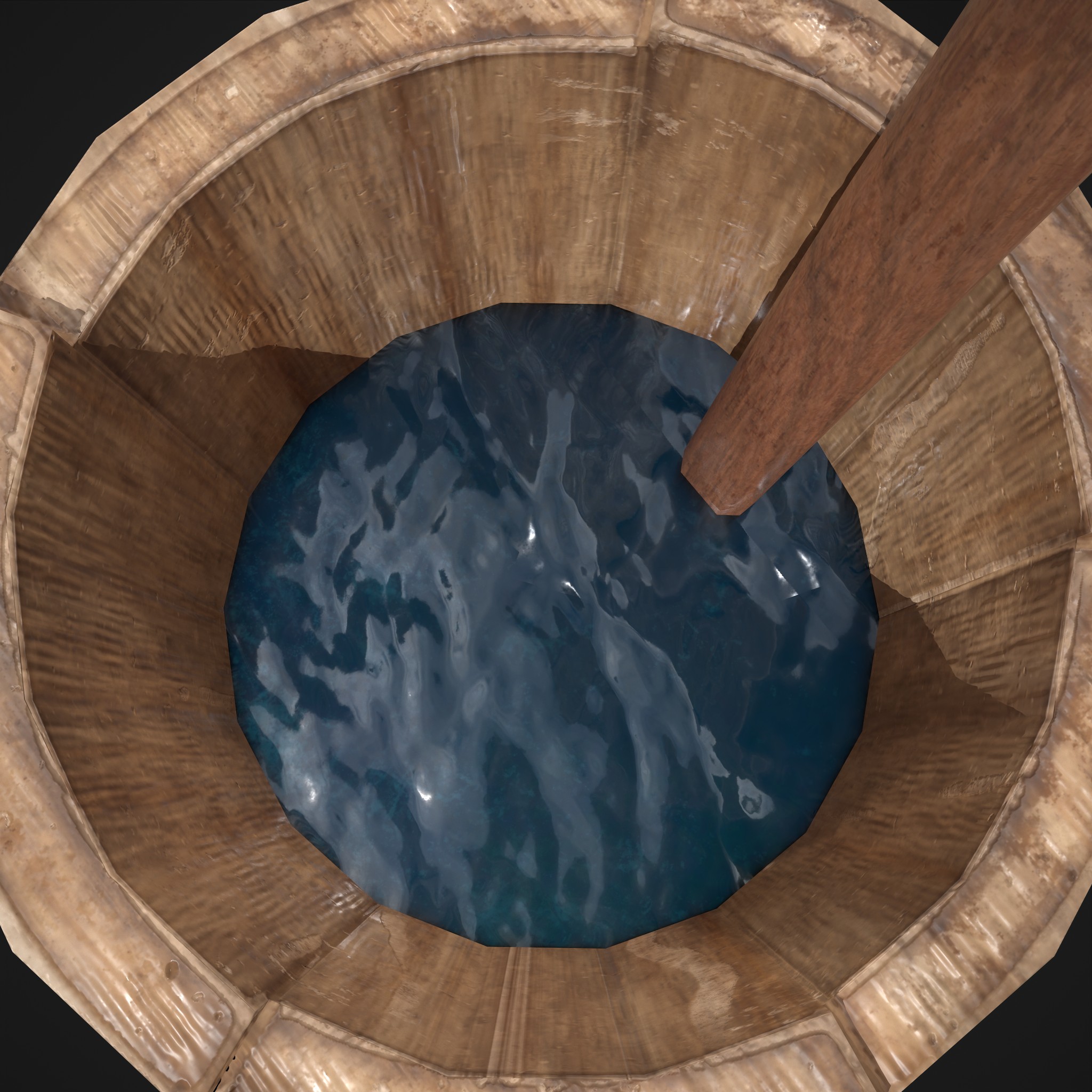 Tall Wall Water Container - 3D Model by Get Dead Entertainment